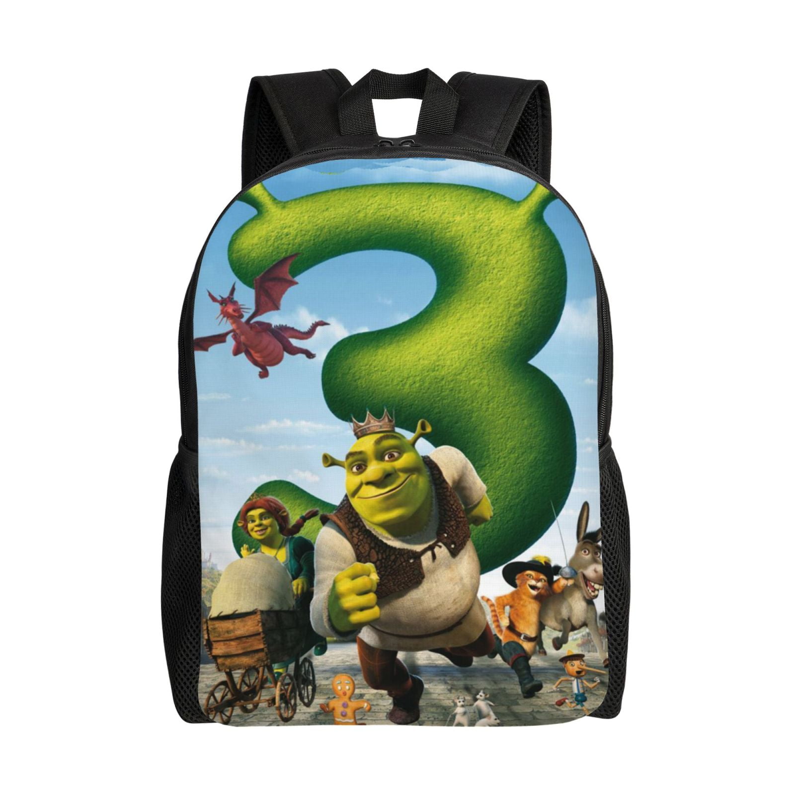 Shrek-3 Unisex Backpack Laptop Daypack Adjustable Shoulders School Bag ...