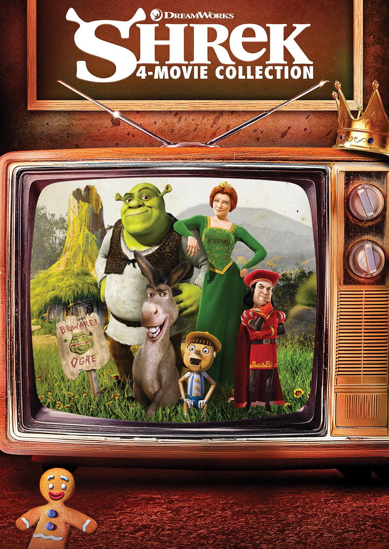 Shrek 4-Movie Collection (Anniversary Edition) (DVD), Family, DreamWorks - Walmart.com