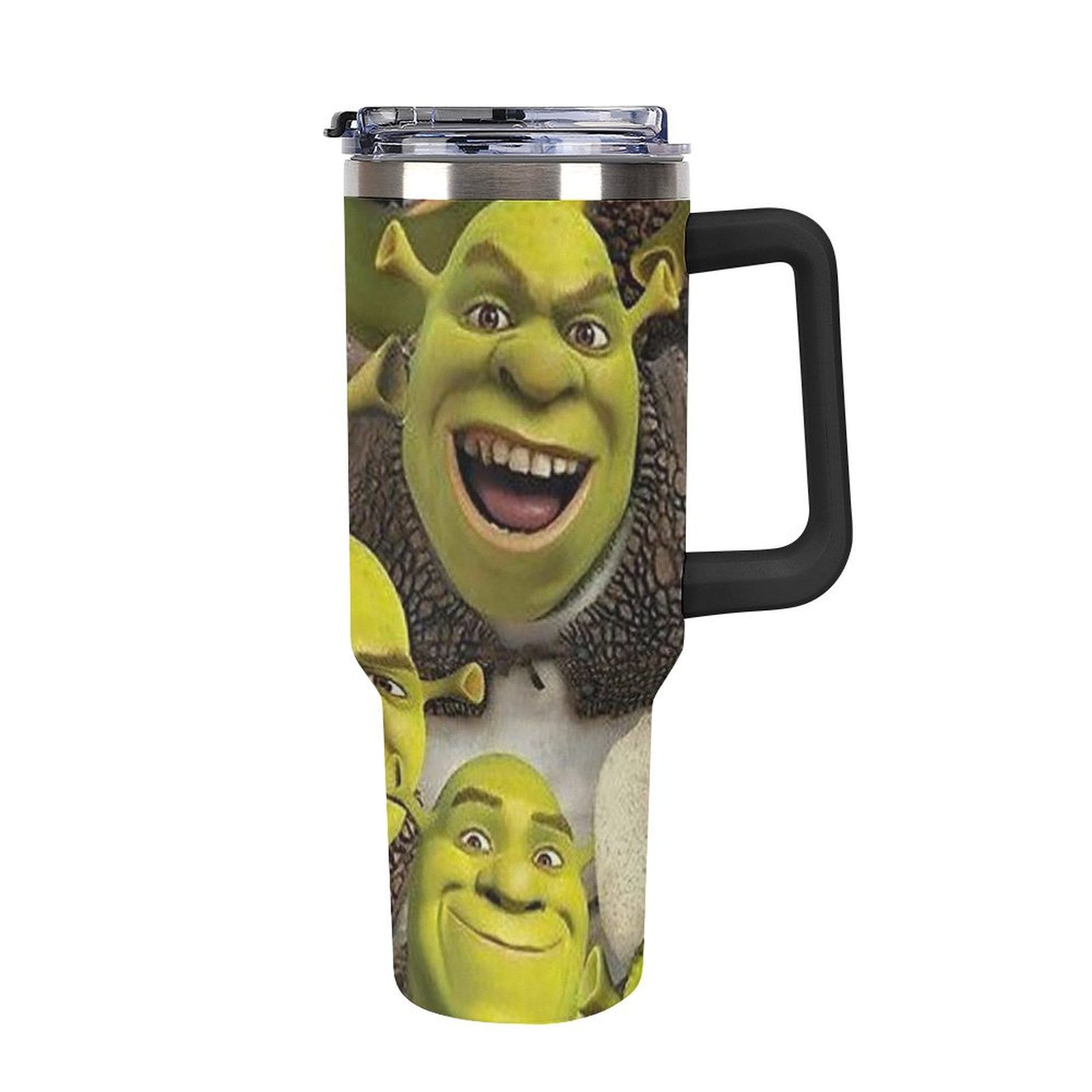 Shrek 40 Oz Tumbler With Handle And Straw, Stainless Steel Vacuum ...