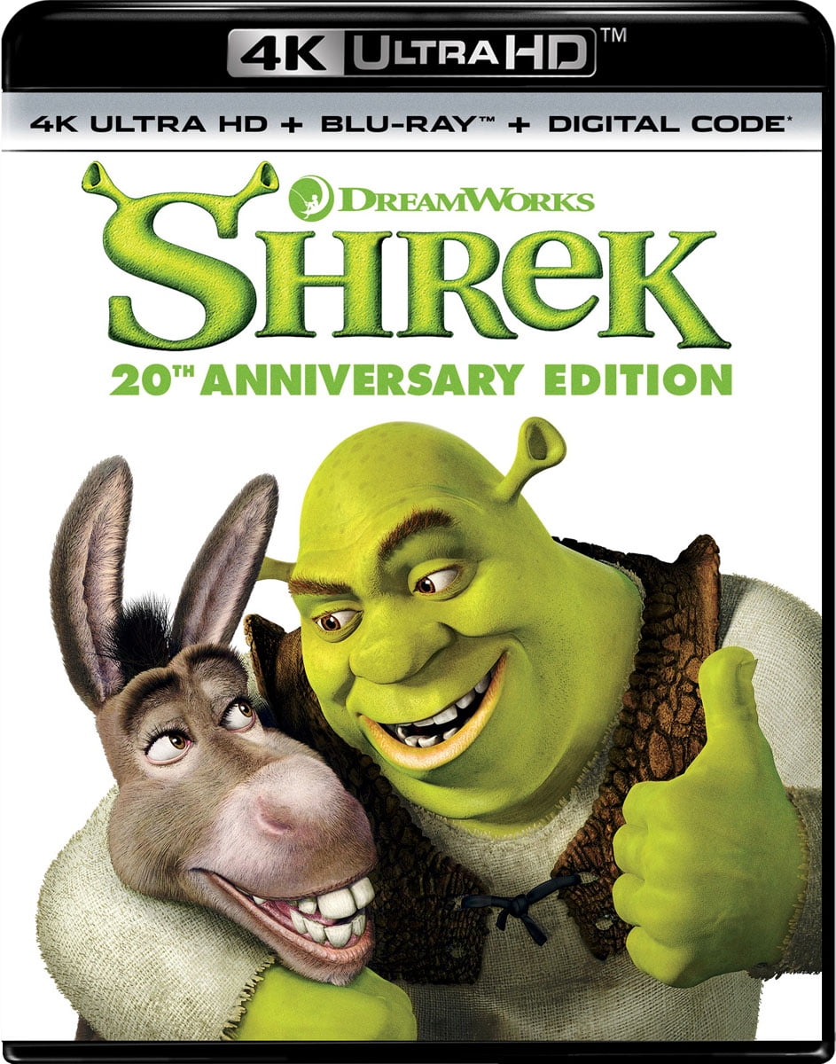 Shrek 20th Anniversary Edition (4K Ultra HD + Blu-ray + Digital ...