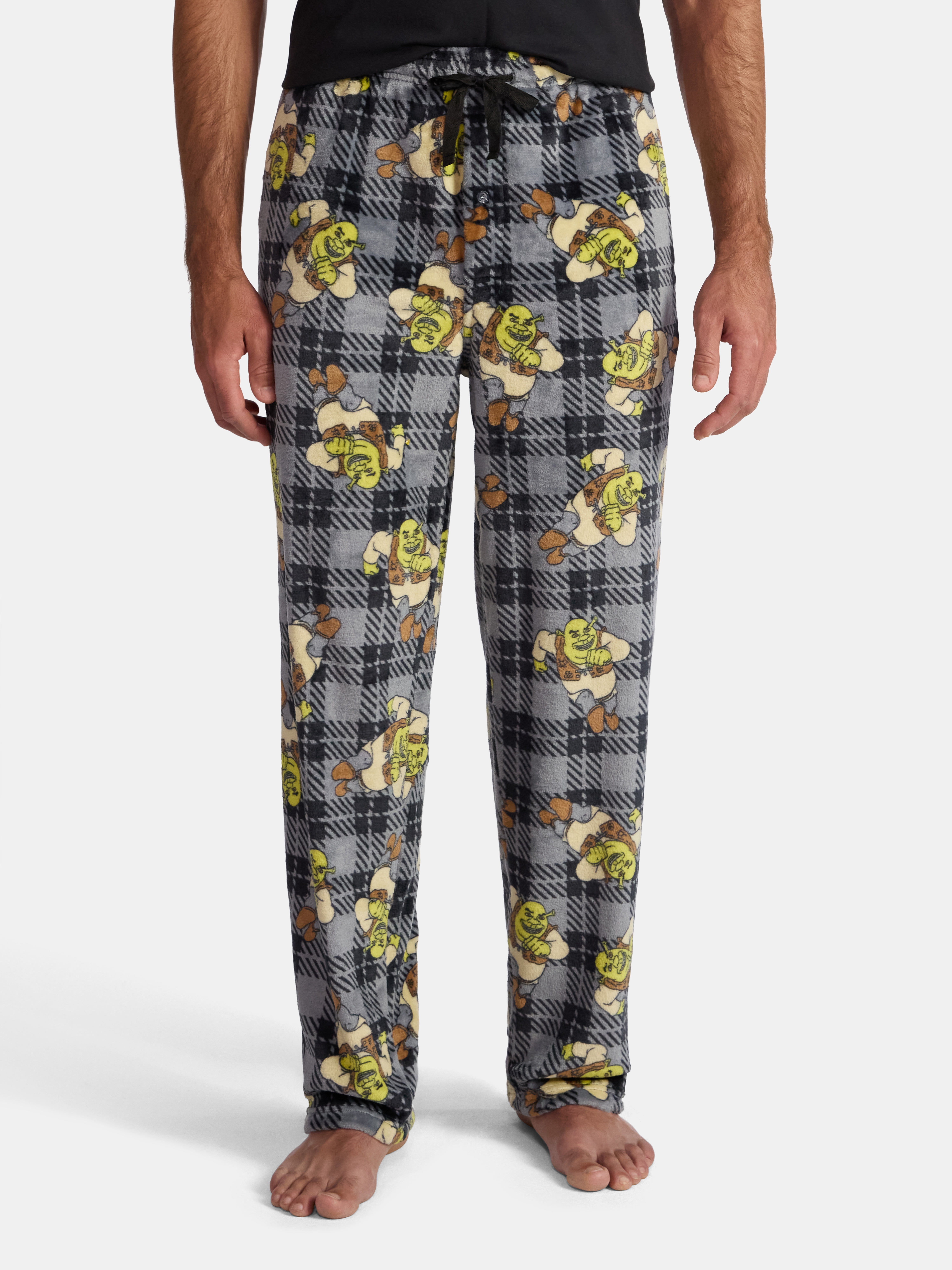 Shrek Men's Superminky Pajama Fleece Sleep Pants, Size S-XL - Walmart.com