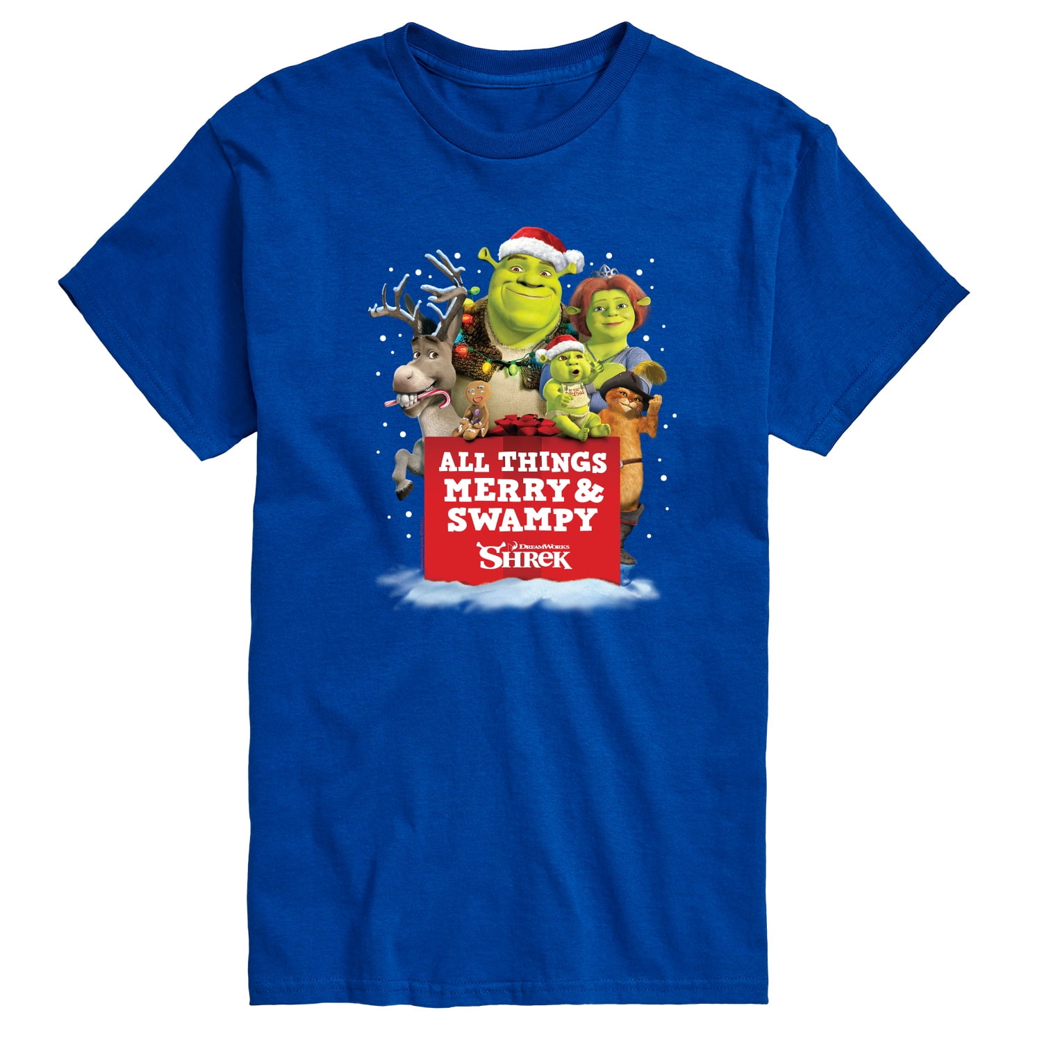 Shrek - All Things Merry And Swampy - Men's Short Sleeve Graphic T ...