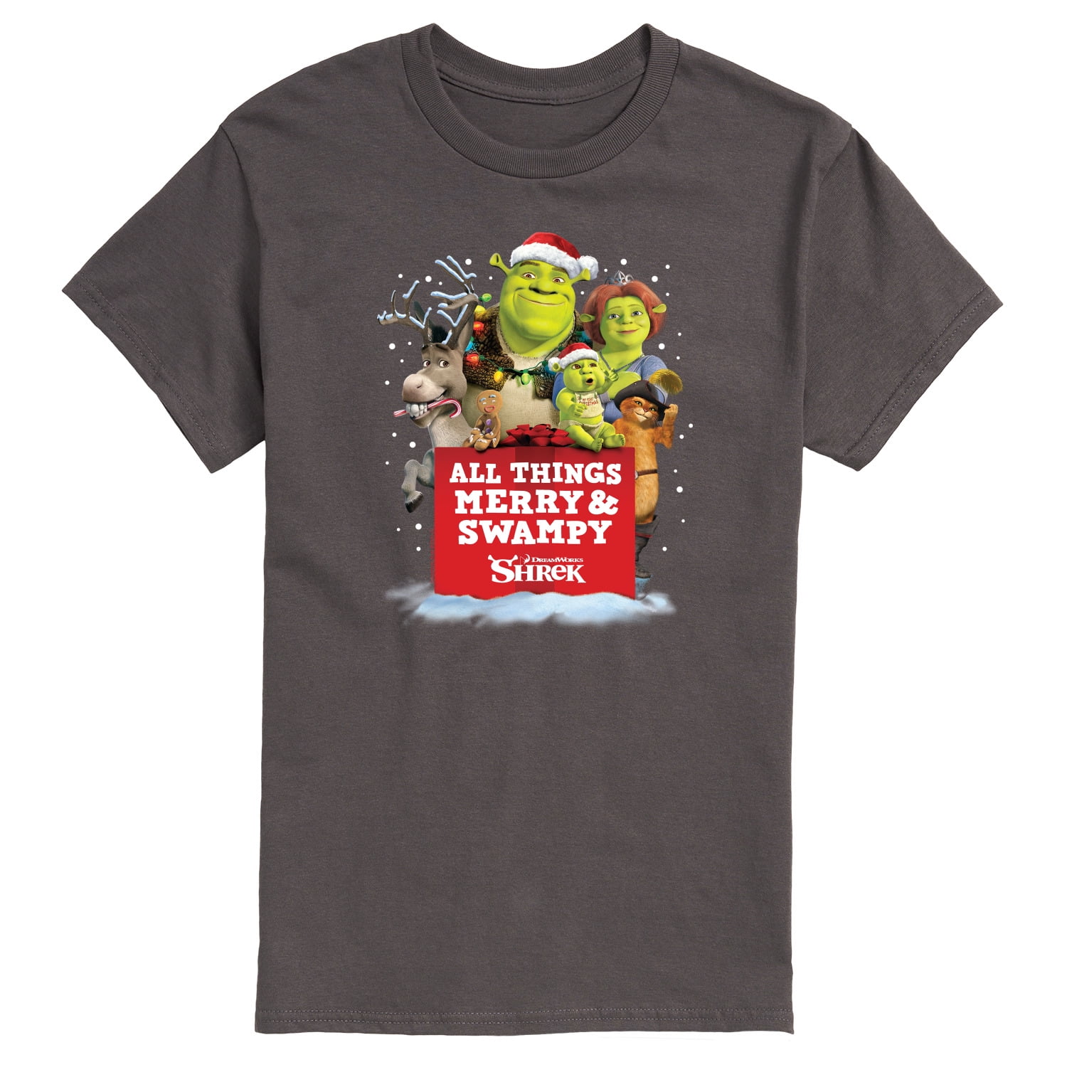 Shrek - All Things Merry And Swampy - Men's Short Sleeve Graphic T ...