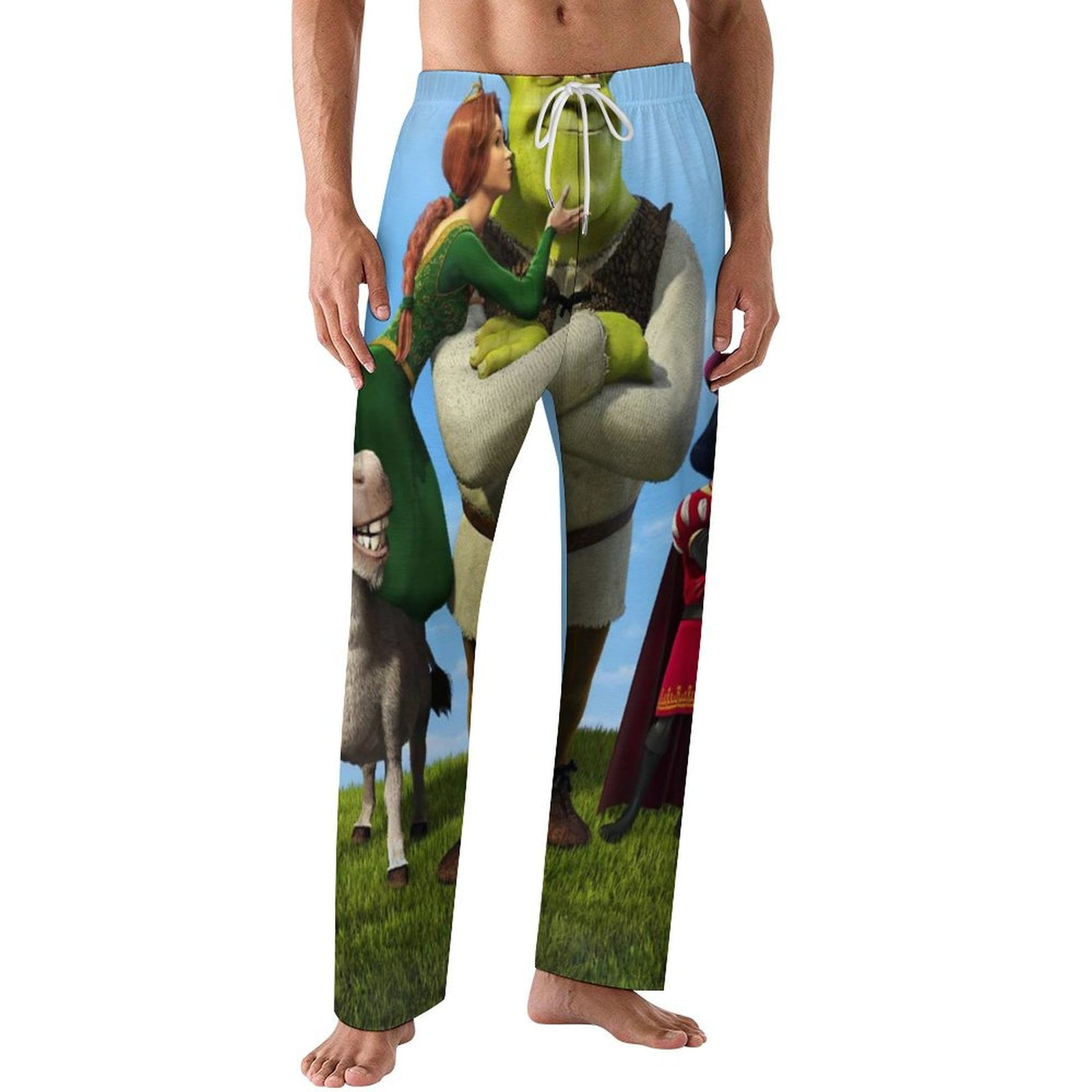 Shrek Animated Mens Pajama Pants Cozy Soft Lounge Sleep Pajamas Pants ...