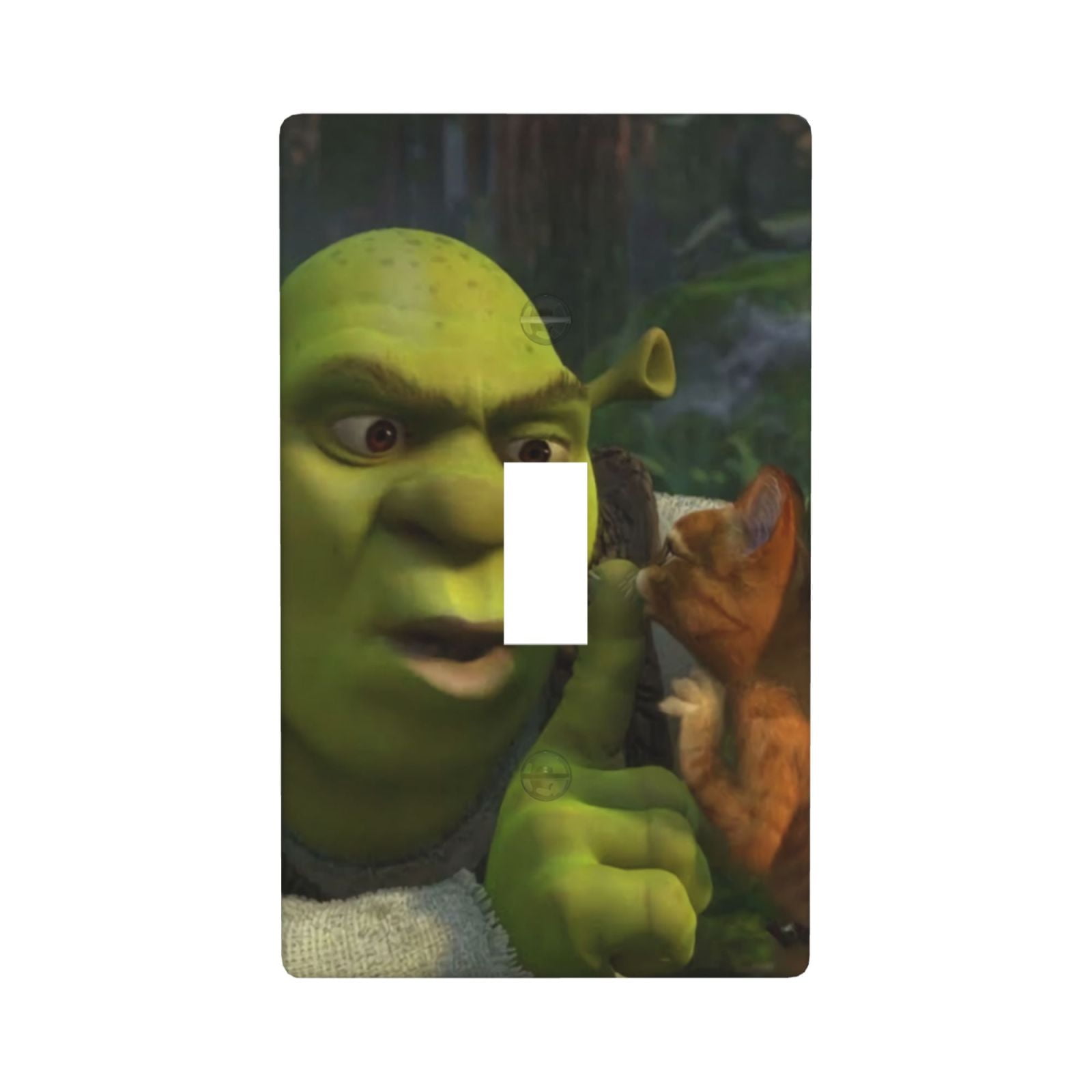 Shrek Anime Light Switch Cover Plates, Single Lever Wall Plate, 1 Gang ...