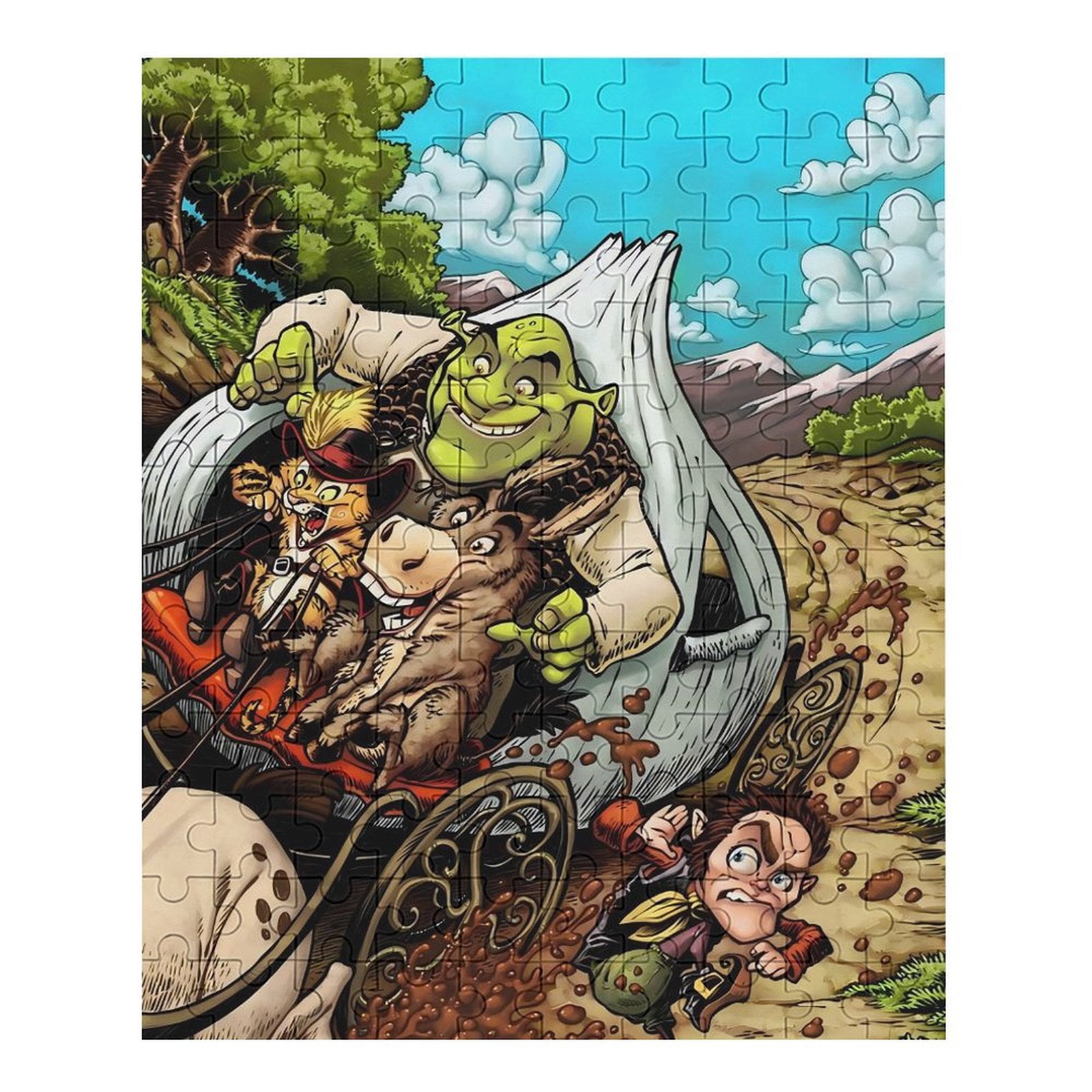 Shrek Anime Puzzles for Kids Interactive Brain Teasers for Adults ...