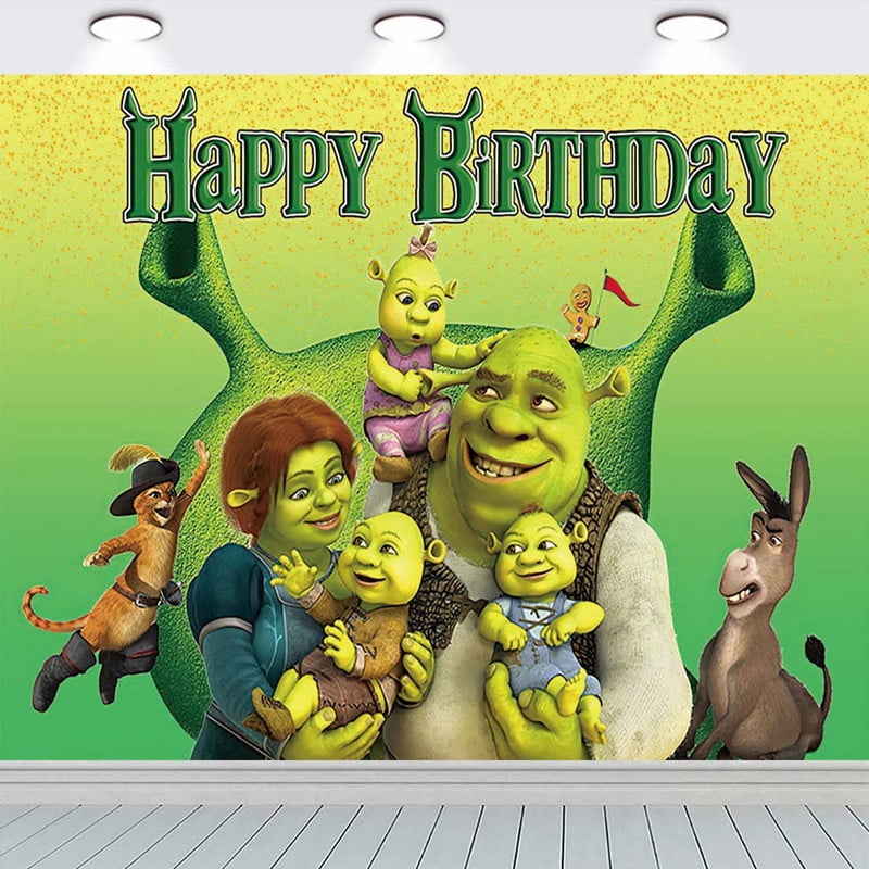 Shrek Background for Photography Backdrop Banner Party Supplies ...