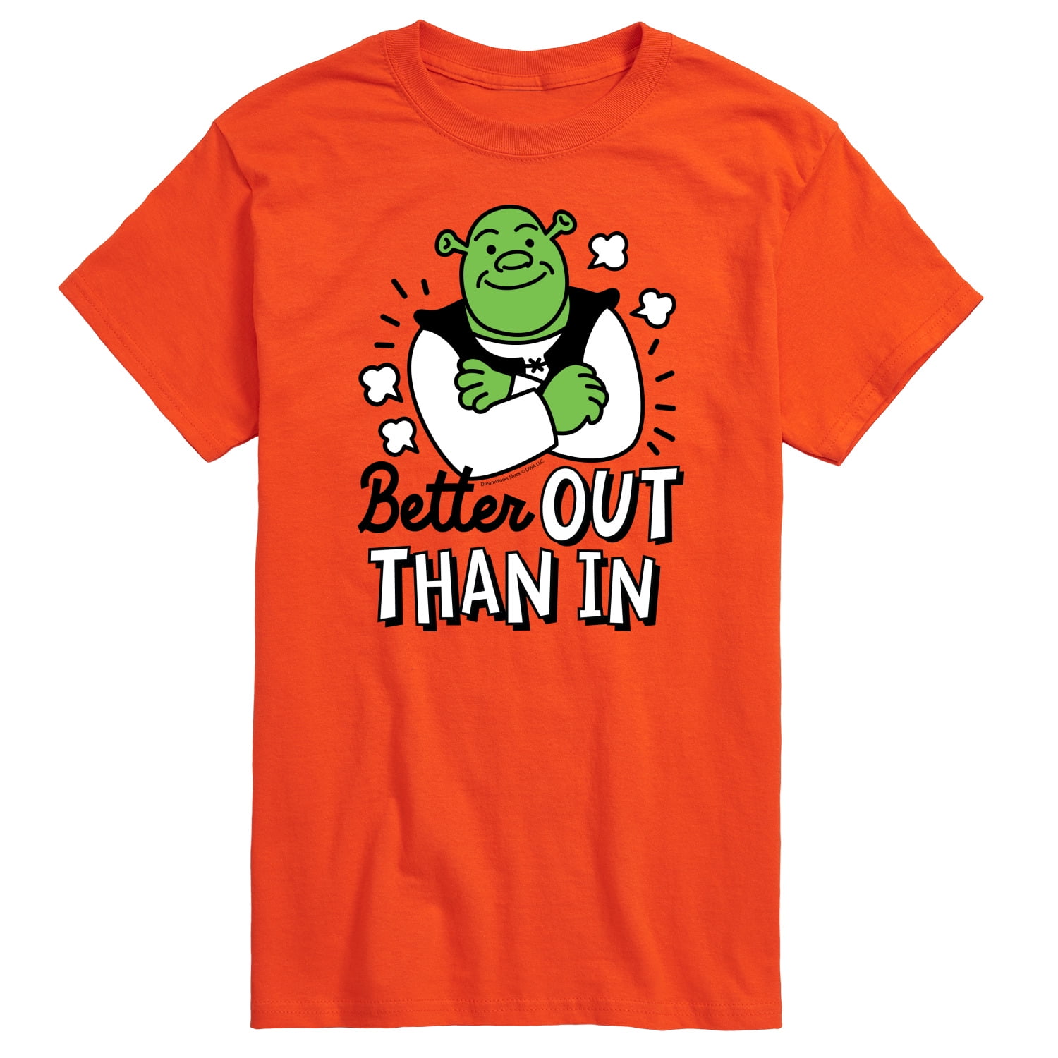 Shrek - Better Out Than In - Men's Short Sleeve Graphic T-Shirt ...