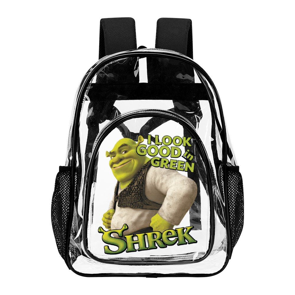 Shrek Clear Backpack Heavy Duty Transparent Backpack Large Clear Book ...