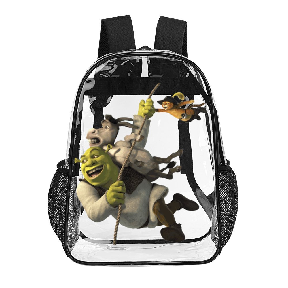 Shrek Clear Backpack Heavy Duty Transparent Backpack Large Clear Book ...