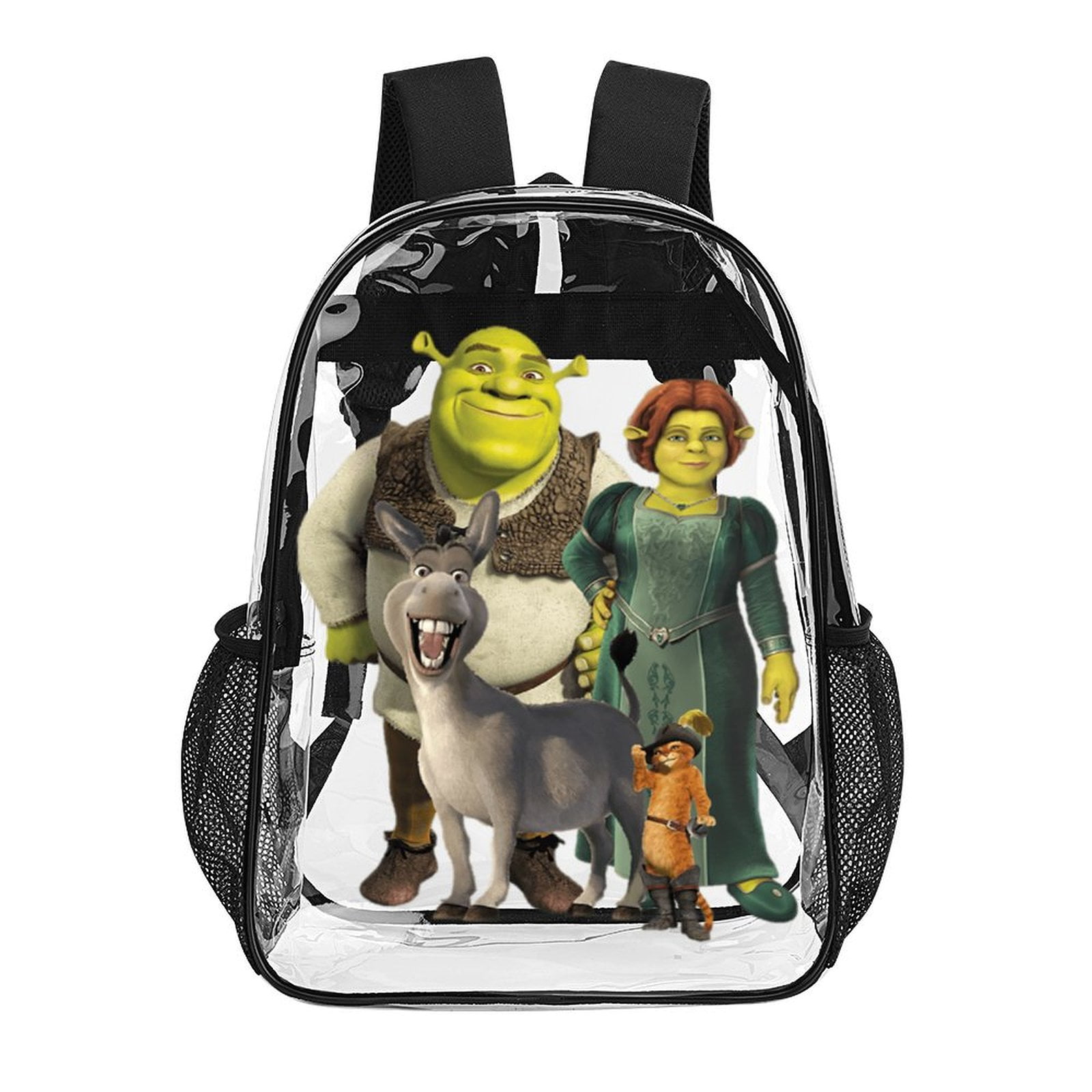 Shrek Clear Backpack Heavy Duty Transparent Bag See Through Bookbag for ...