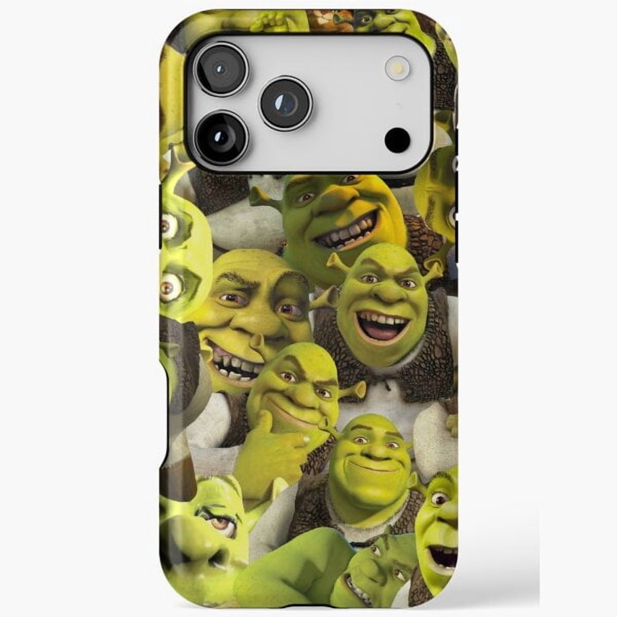 Shrek Collage Animated Movie Themed Funny Graphic Phone Case for iPhone ...