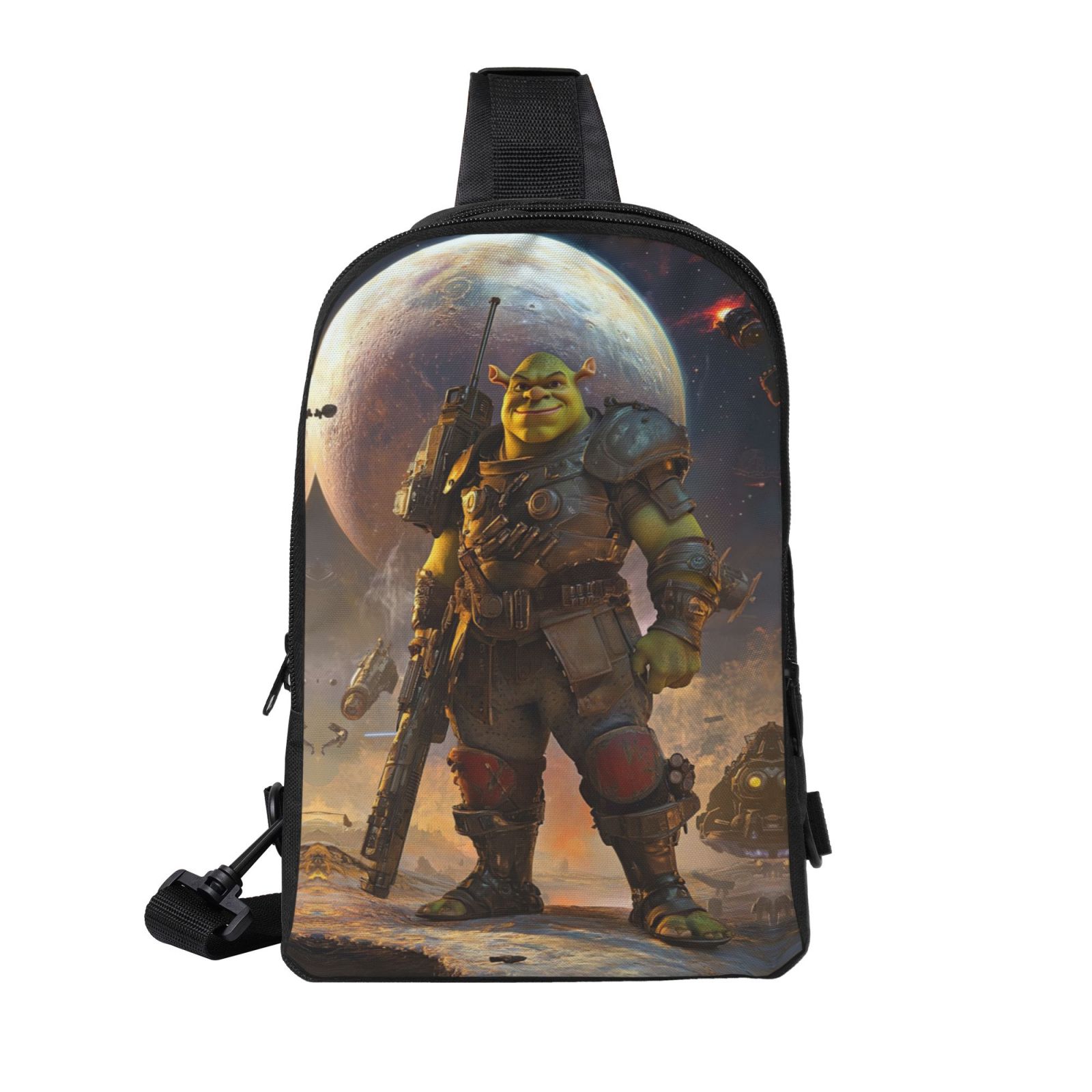 Shrek Crossbody Sling Bag for Adults – Compact Chest Backpack for ...
