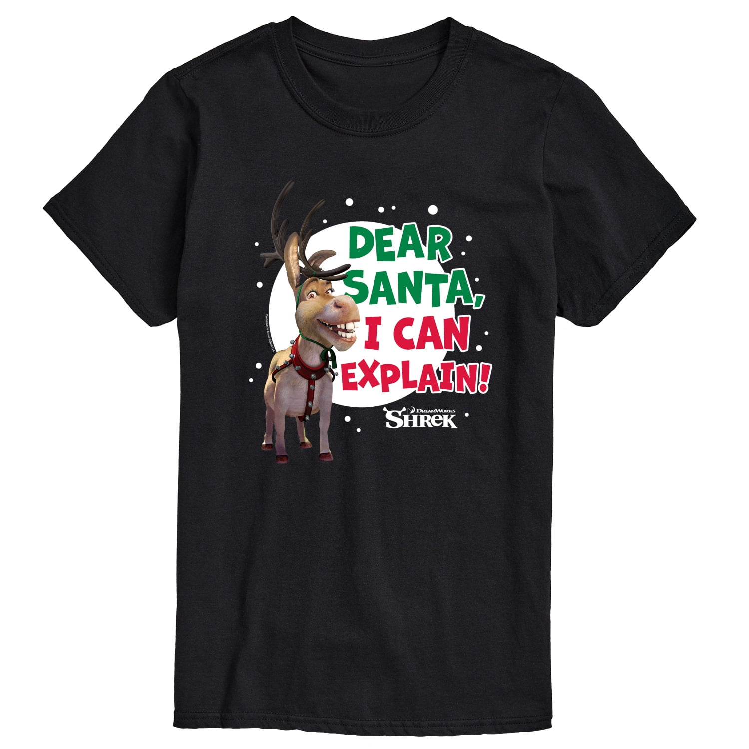Shrek - Dear Santa I Can Explain - Men's Short Sleeve Graphic T-Shirt ...