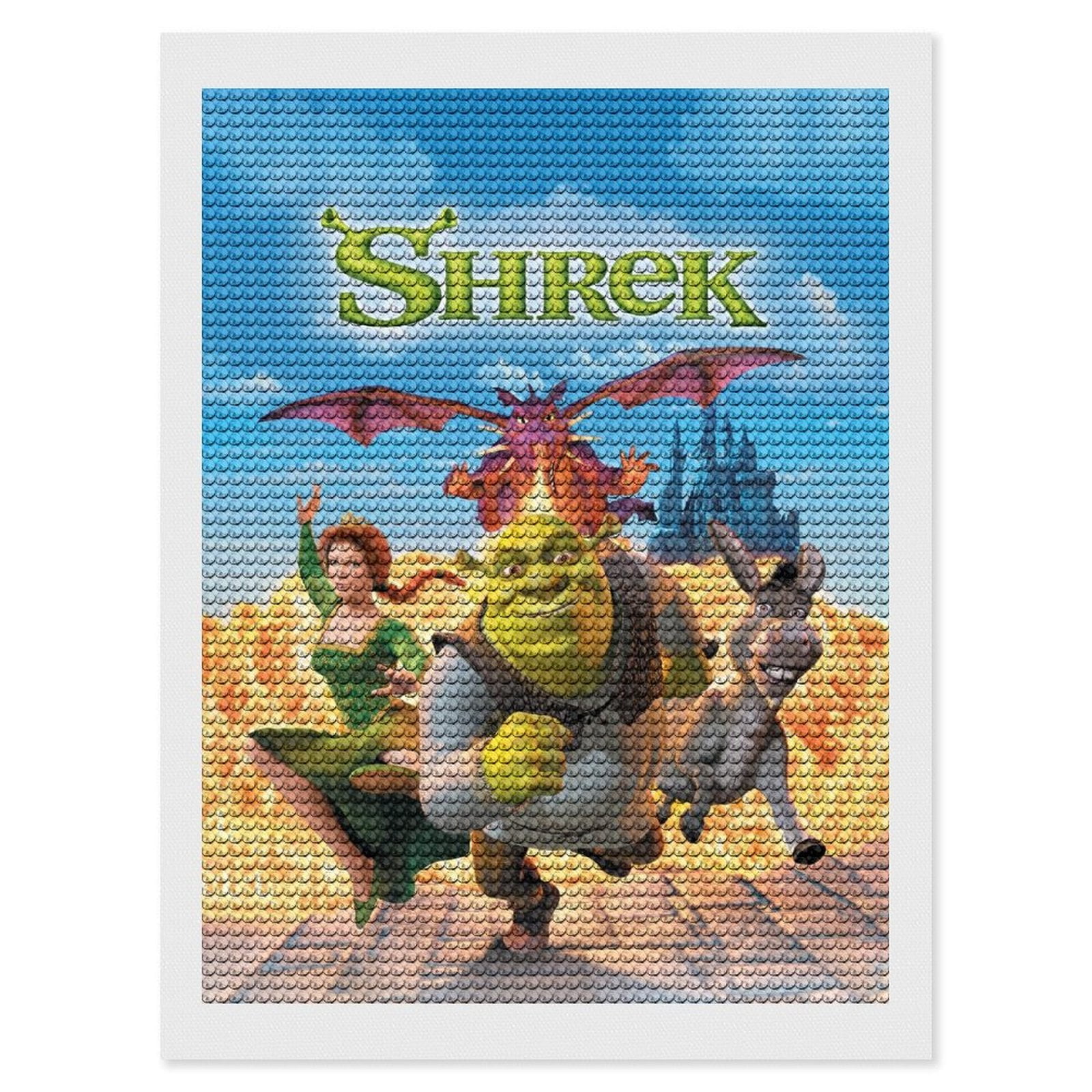 Shr-e Diamond Art Kits DIY 5D Anime Painting by Number Kits Full Drills ...