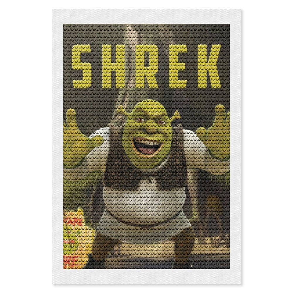 Shrek Diamond Art Kits for Adults Diamond Art Gem Art Painting Full ...