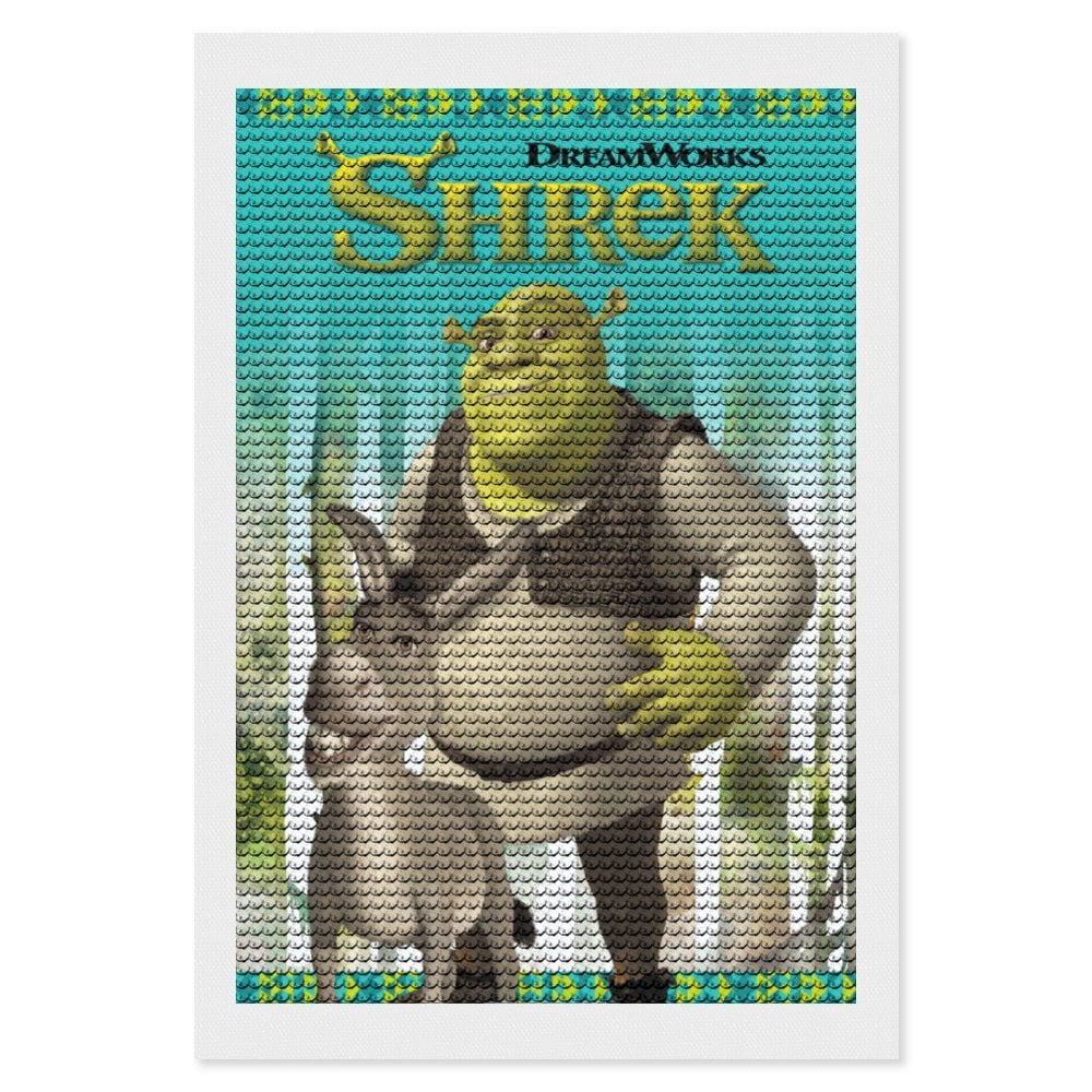 Shrek Diamond Art Kits for Adults Diamond Art Gem Art Painting Full ...