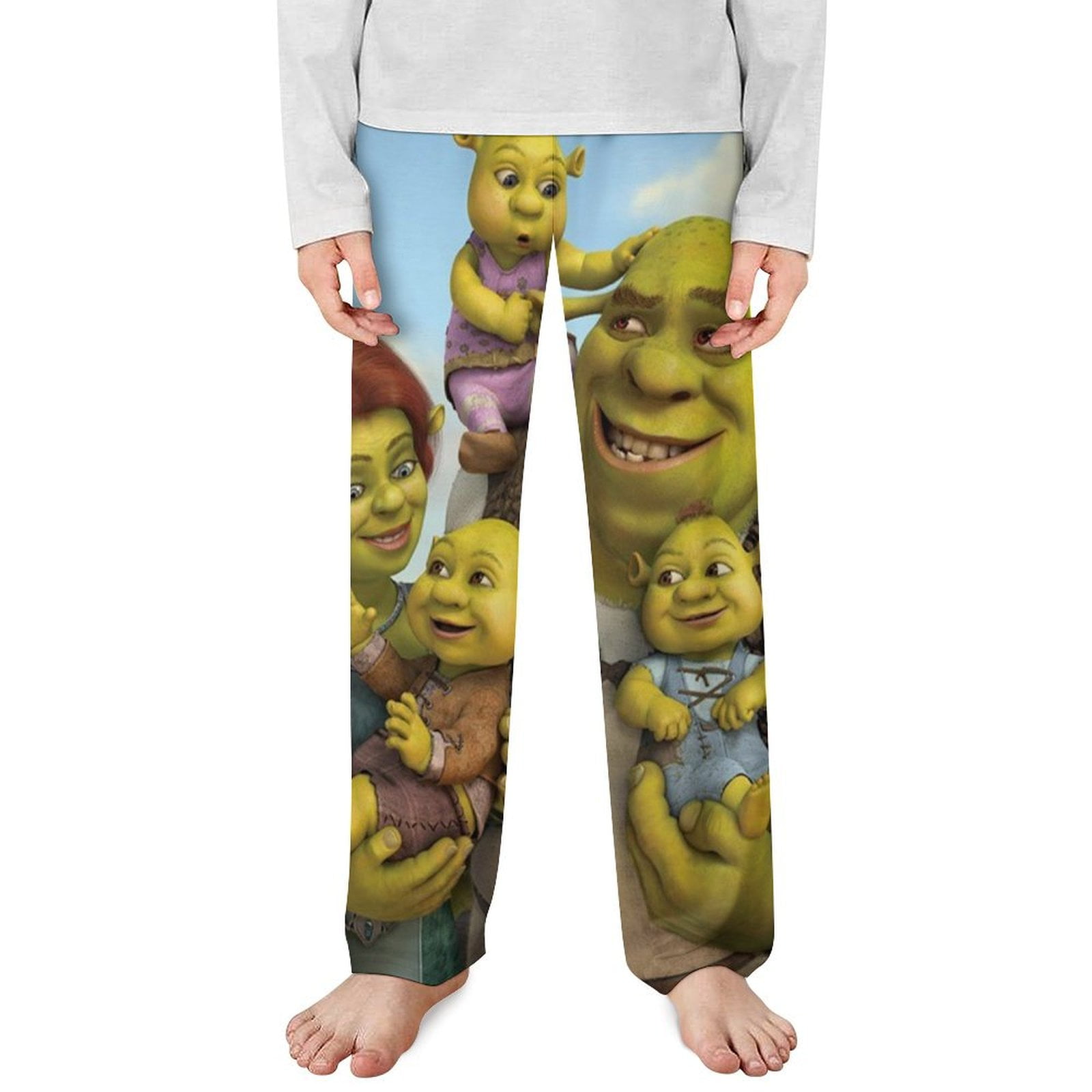 Shrek Fantasy Children's Pajamas Cozy Lounge Straight Leg Sleeping ...