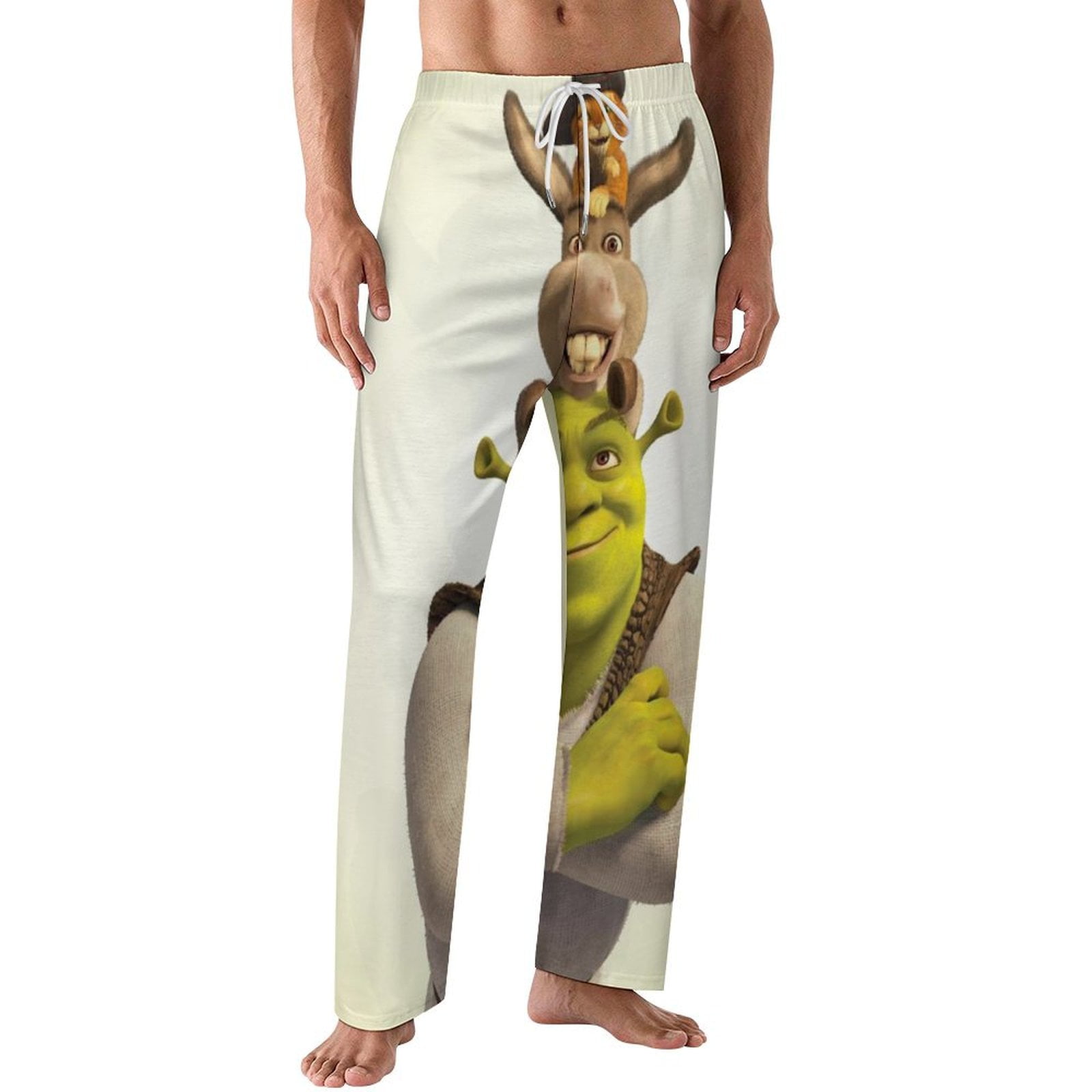 Shrek Film Mens Pajama Pants Cozy Soft Lounge Sleep Pajamas Pants Daily ...