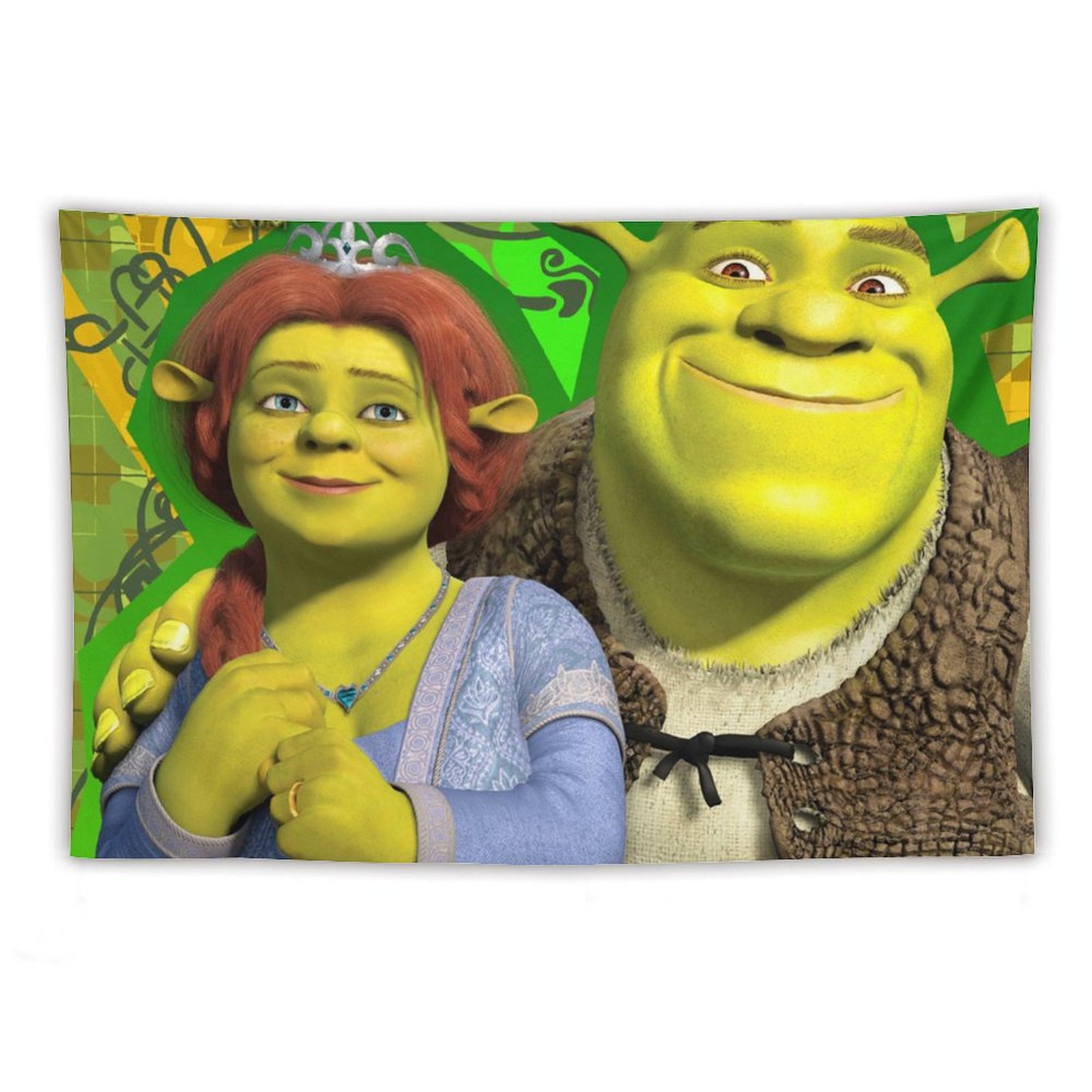 Shrek Fiona Tapestry Luxury Wall Hanging Tapestries Decor Aisle Mural ...