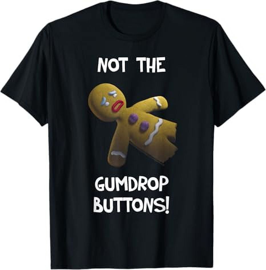 Shrek Gingerbread Man Not The Gumdrop Buttons T-Shirt - Walmart.com