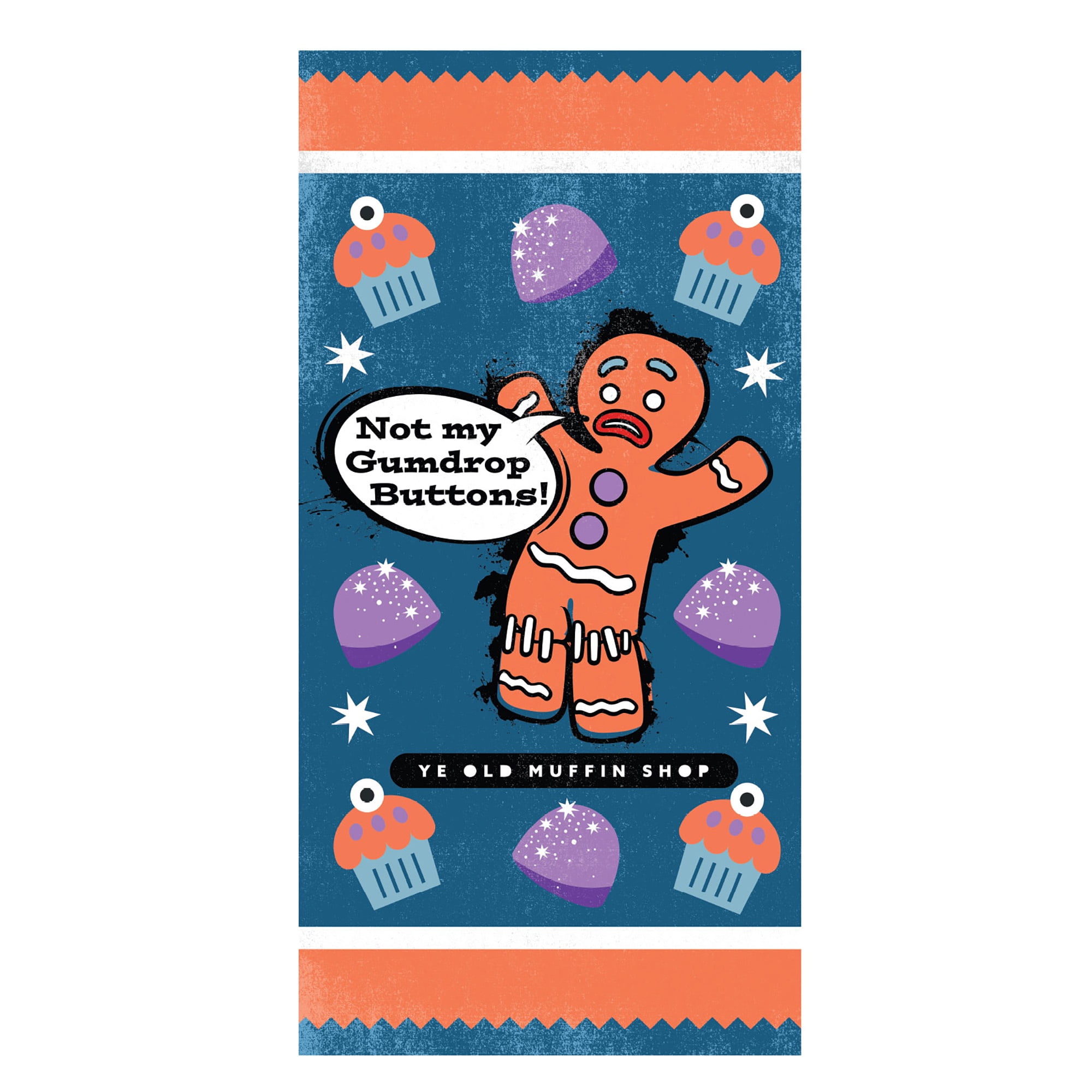 Shrek Gingy Cotton Beach Towel, 30" X 60" - Walmart Business Supplies