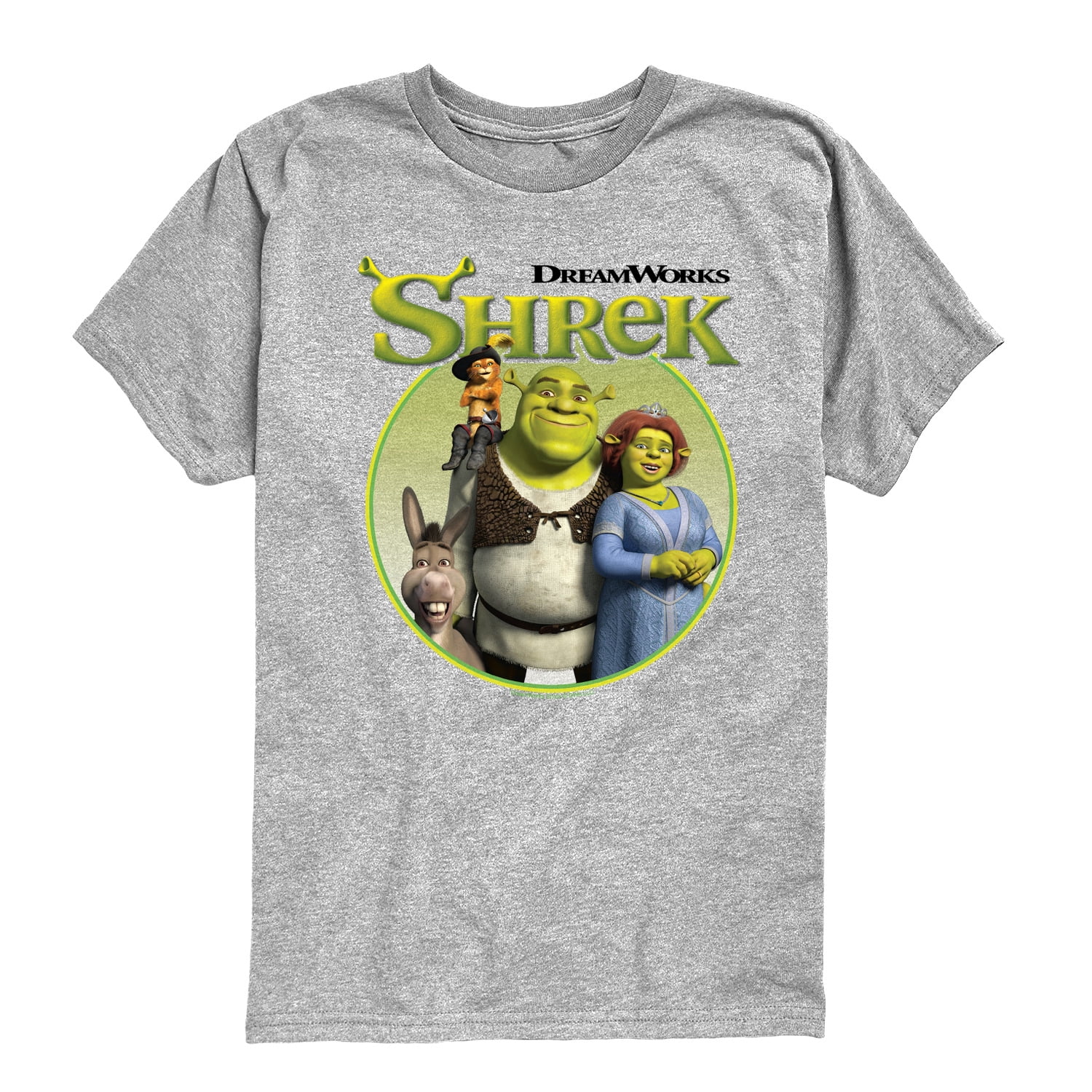 Shrek - Character Circle - Youth Boys Short Sleeve Graphic T-Shirt ...