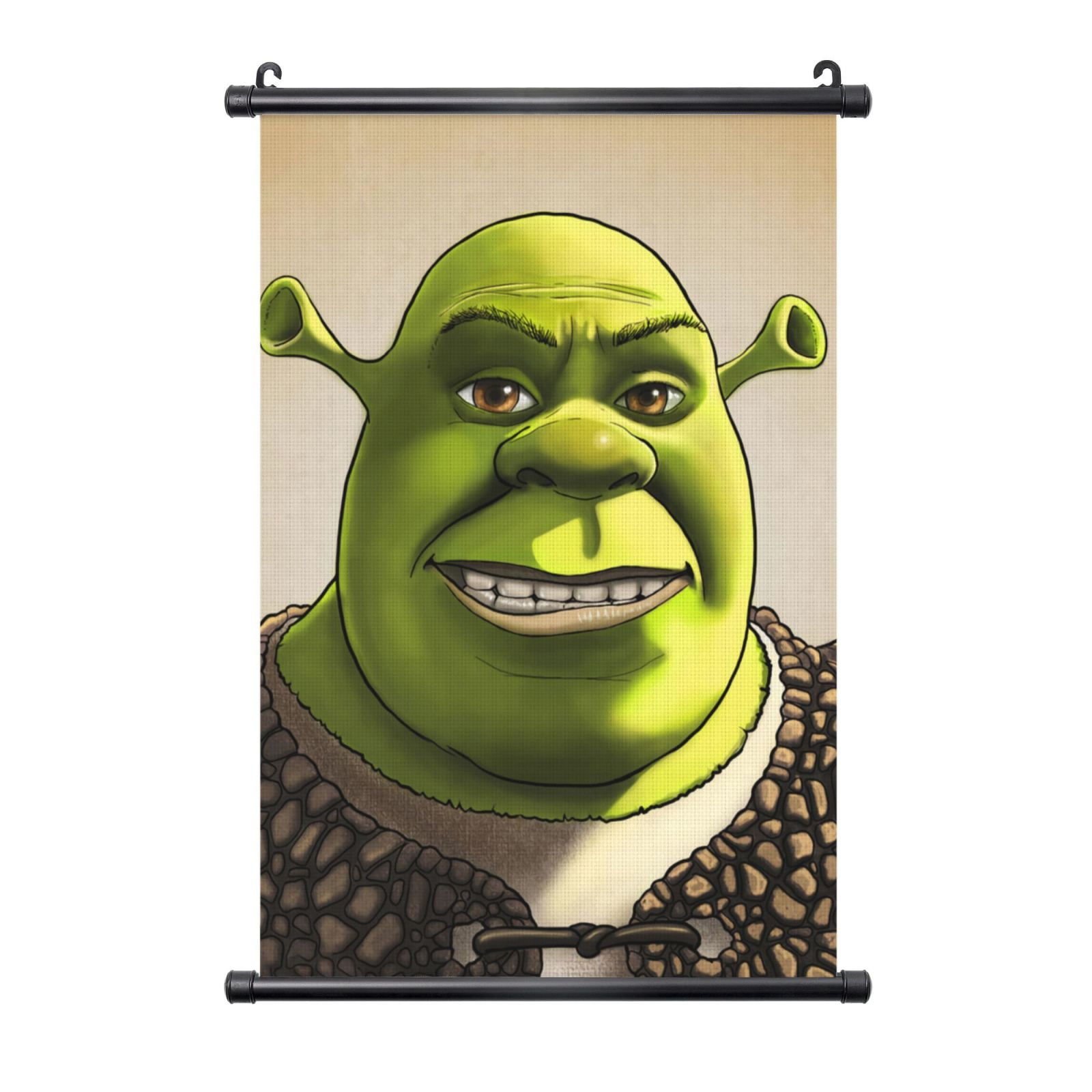 Shrek Hanging Poster, Black Plastic Shaft Wall Hanging Posters Scroll ...