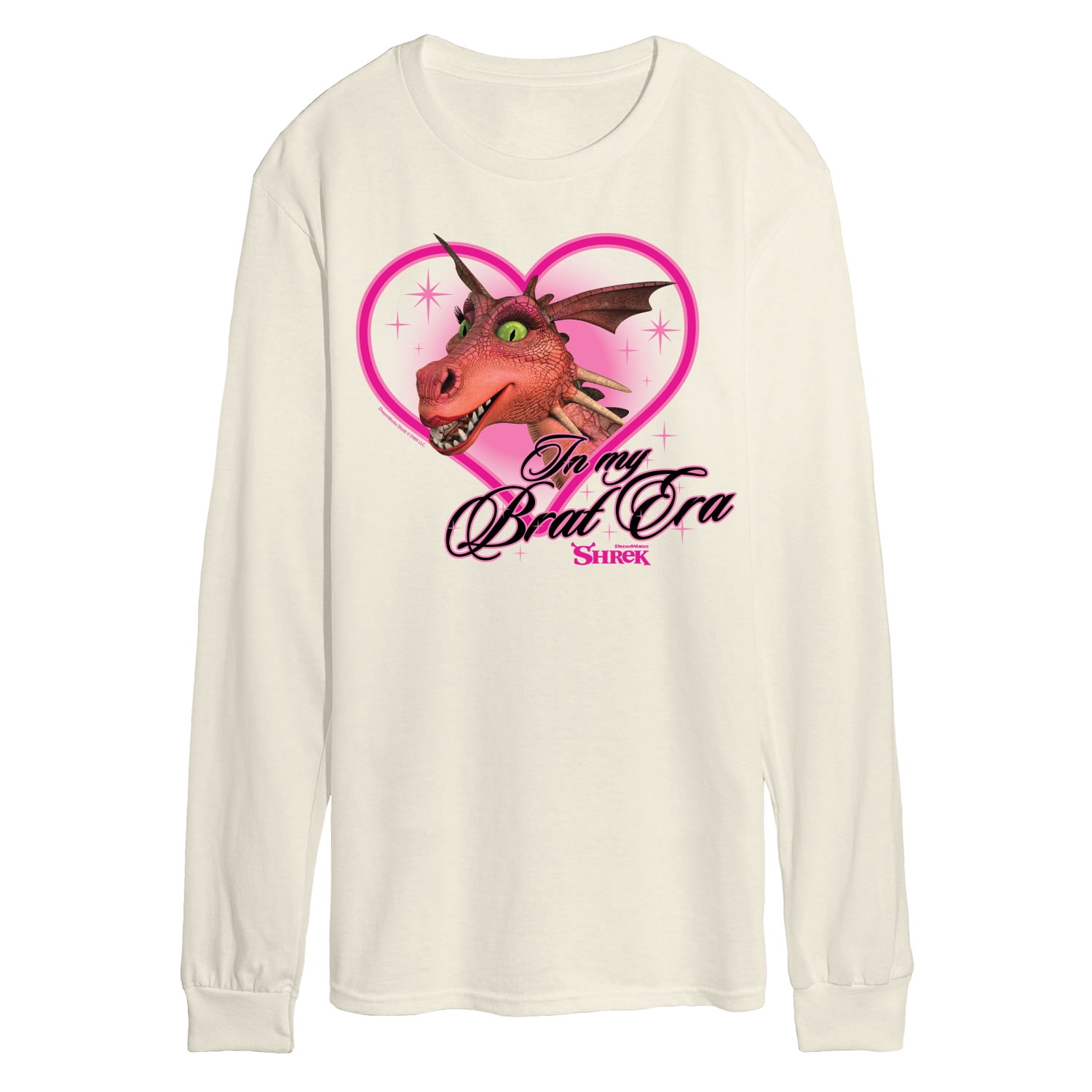 Shrek - In My Brat Era Dragon - Men's Long Sleeve Graphic T-Shirt ...