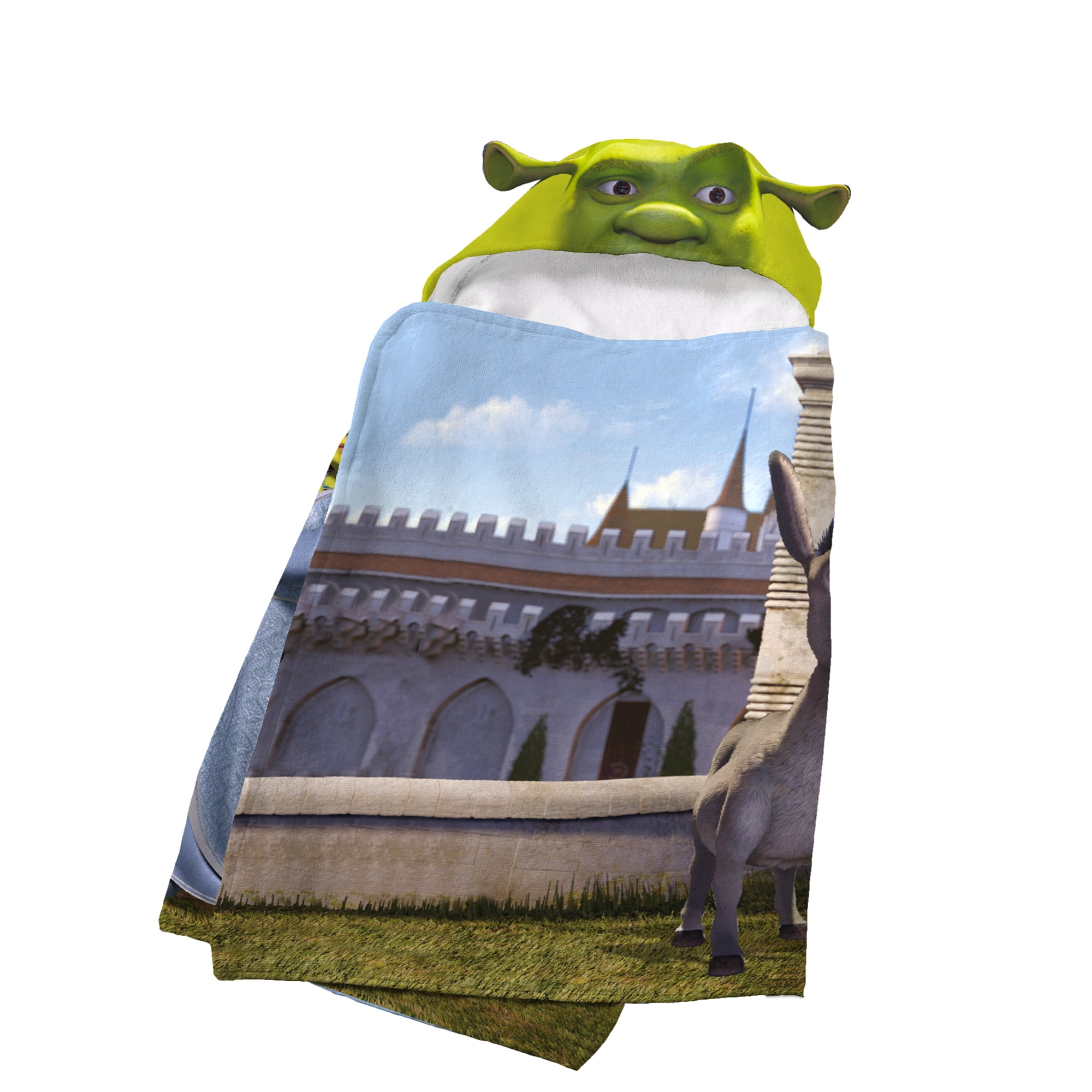 Shrek Kids Bath Hooded Towel, Cotton - Walmart.com