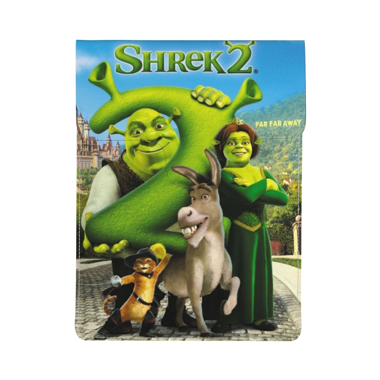 Shrek Leather Laptop Sleeve Case Slim Waterproof Protective Cover 13 ...