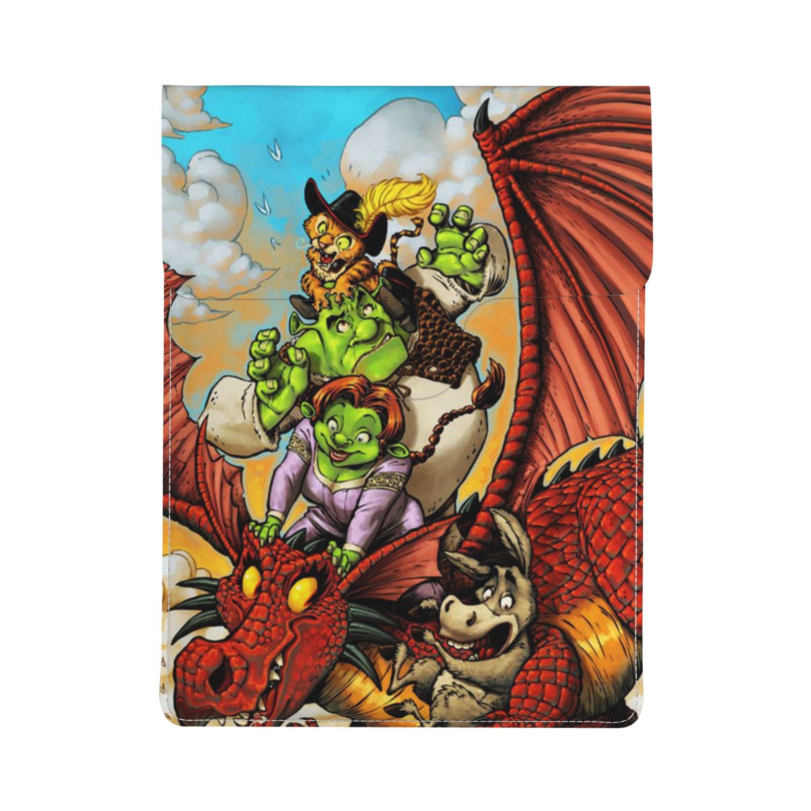 Shrek Leather Laptop Sleeve Case Slim Waterproof Protective Cover 13 ...