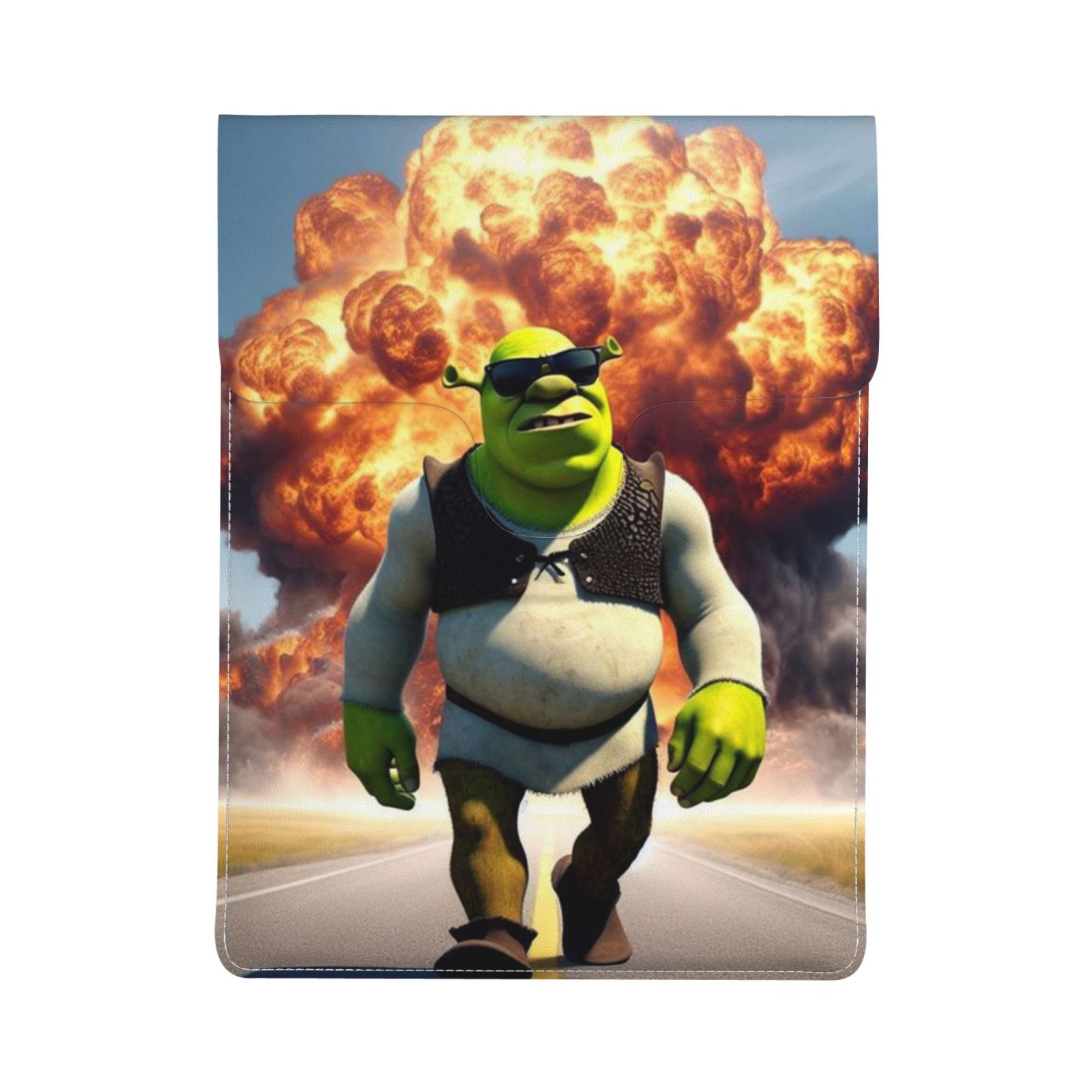 Shrek Leather Laptop Sleeve Case Slim Waterproof Protective Cover 13 ...