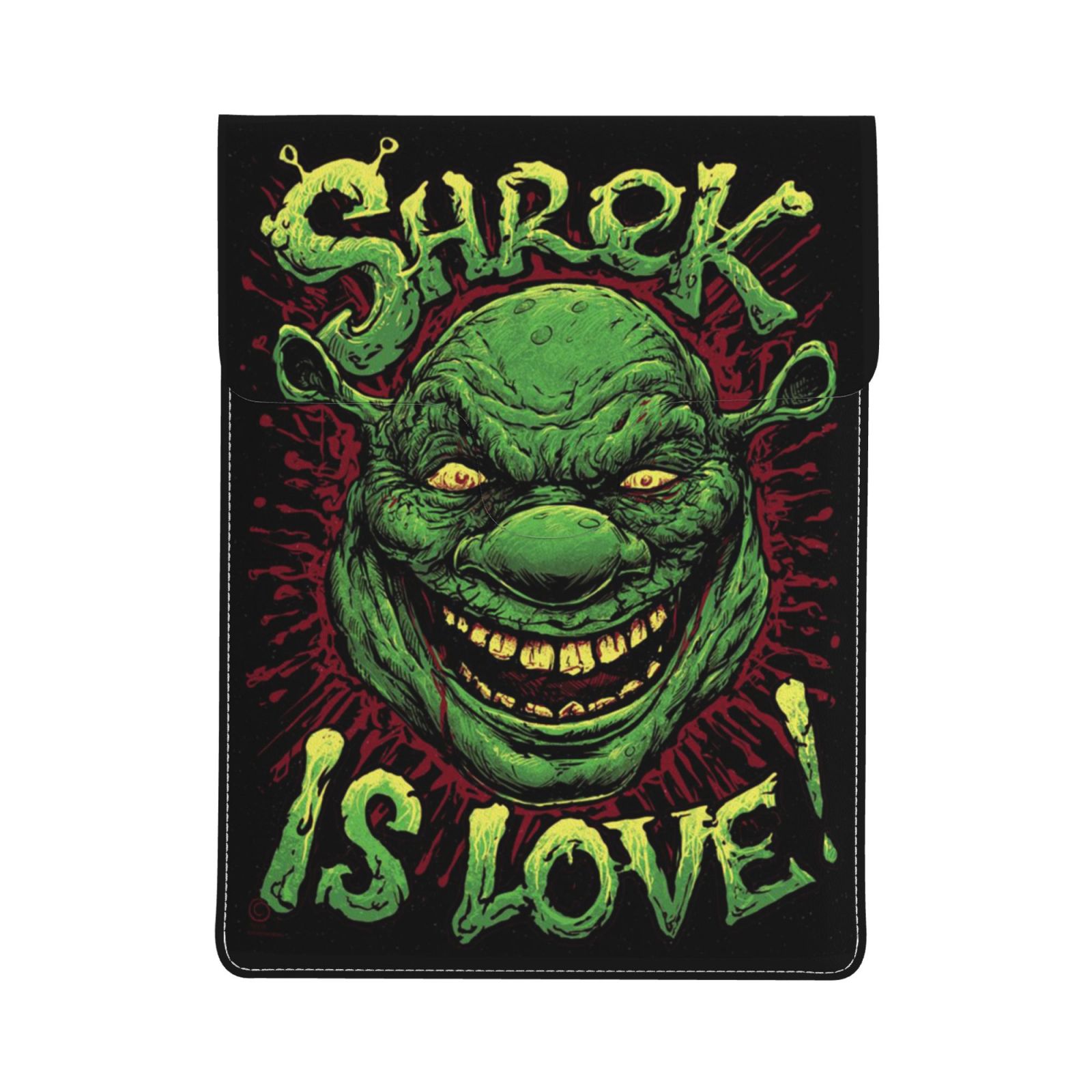 Shrek Leather Laptop Sleeve Case Slim Waterproof Protective Cover 13 ...