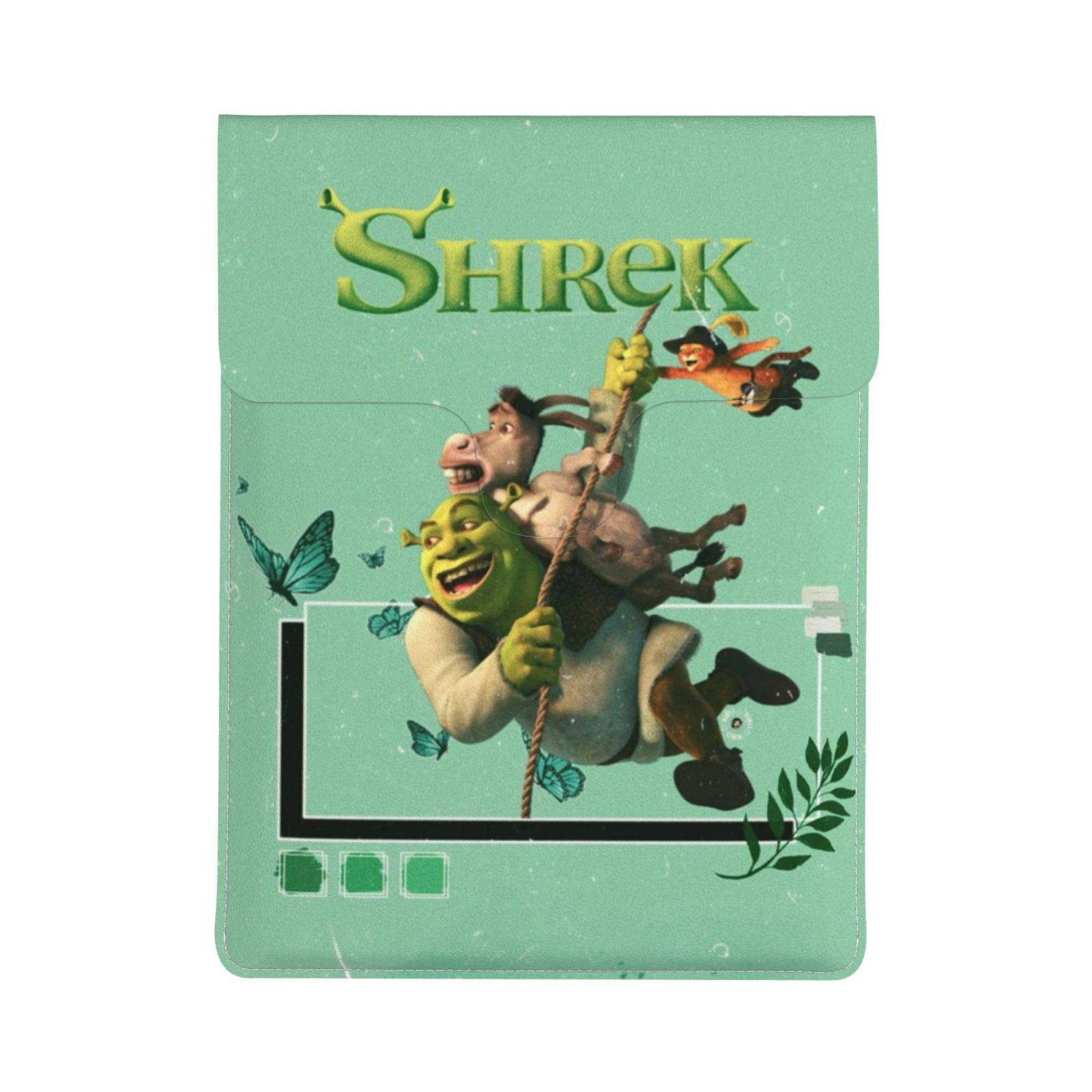 Shrek Leather Laptop Sleeve Case Slim Waterproof Protective Cover 13 ...