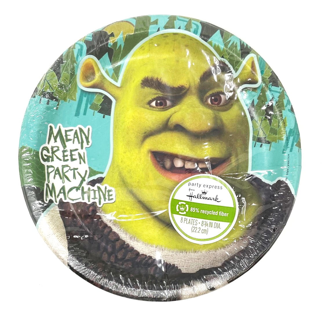 Shrek "Mean Green Party Machine" Large 8.75" Party Plates - Pack of 8 ...
