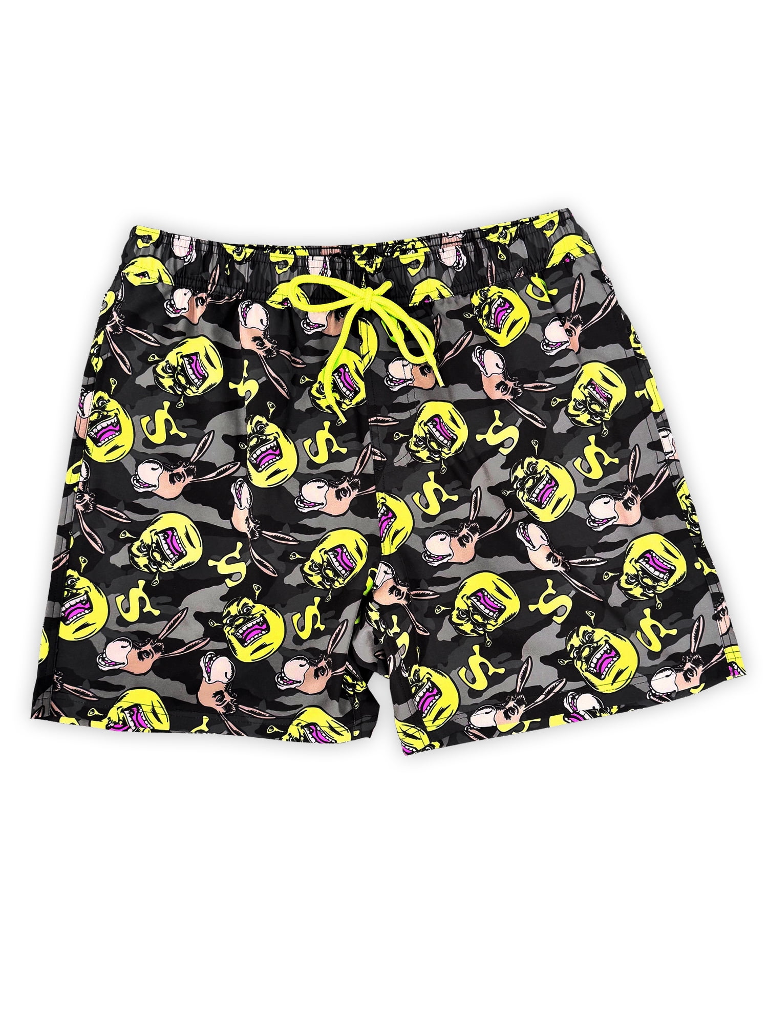 Shrek Men's & Big Men's Graphic Swim Shorts, Sizes S-3XL - Walmart.com