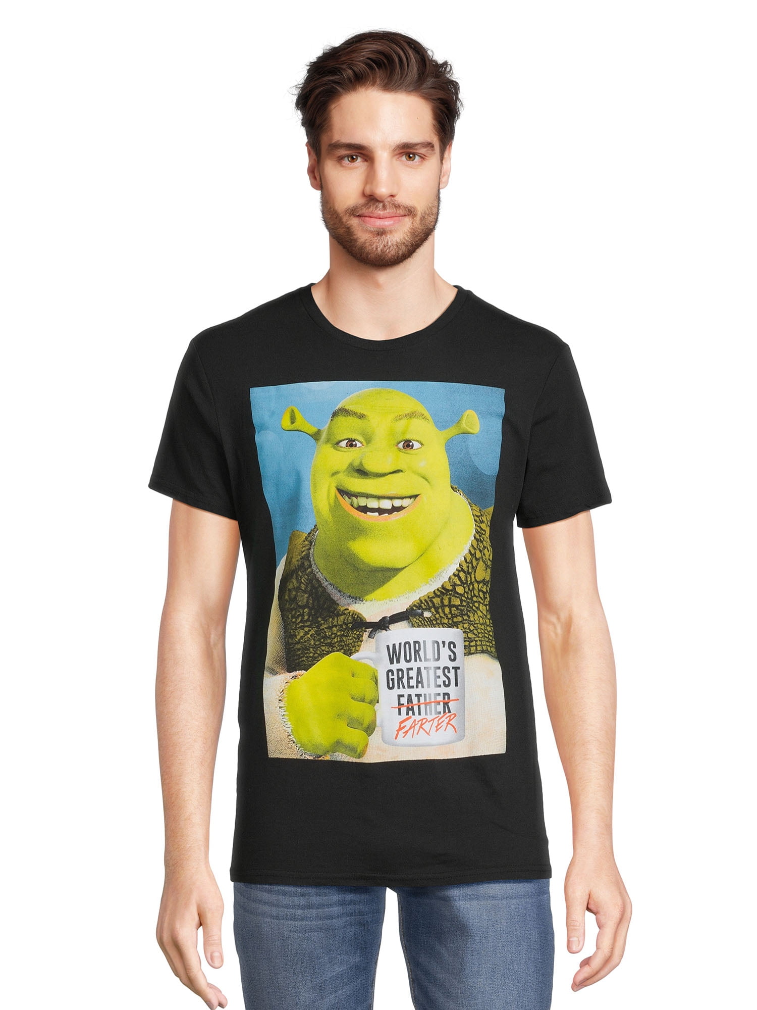 Shrek Men's and Big Men's Father's Day Graphic Tee, Size S-3XL ...