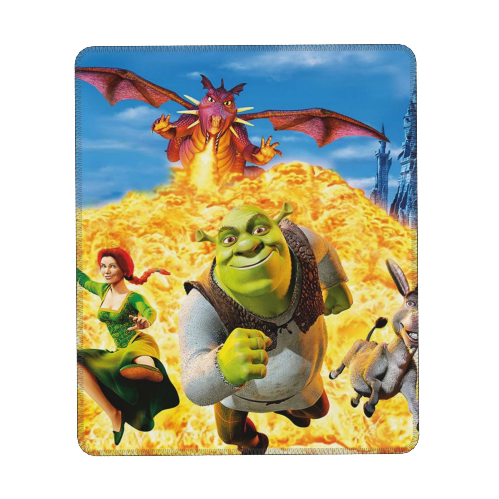 Shrek Mouse Pad 10 X 12 Inch Non-Slip Keyboard Mat Rubber Base Computer ...