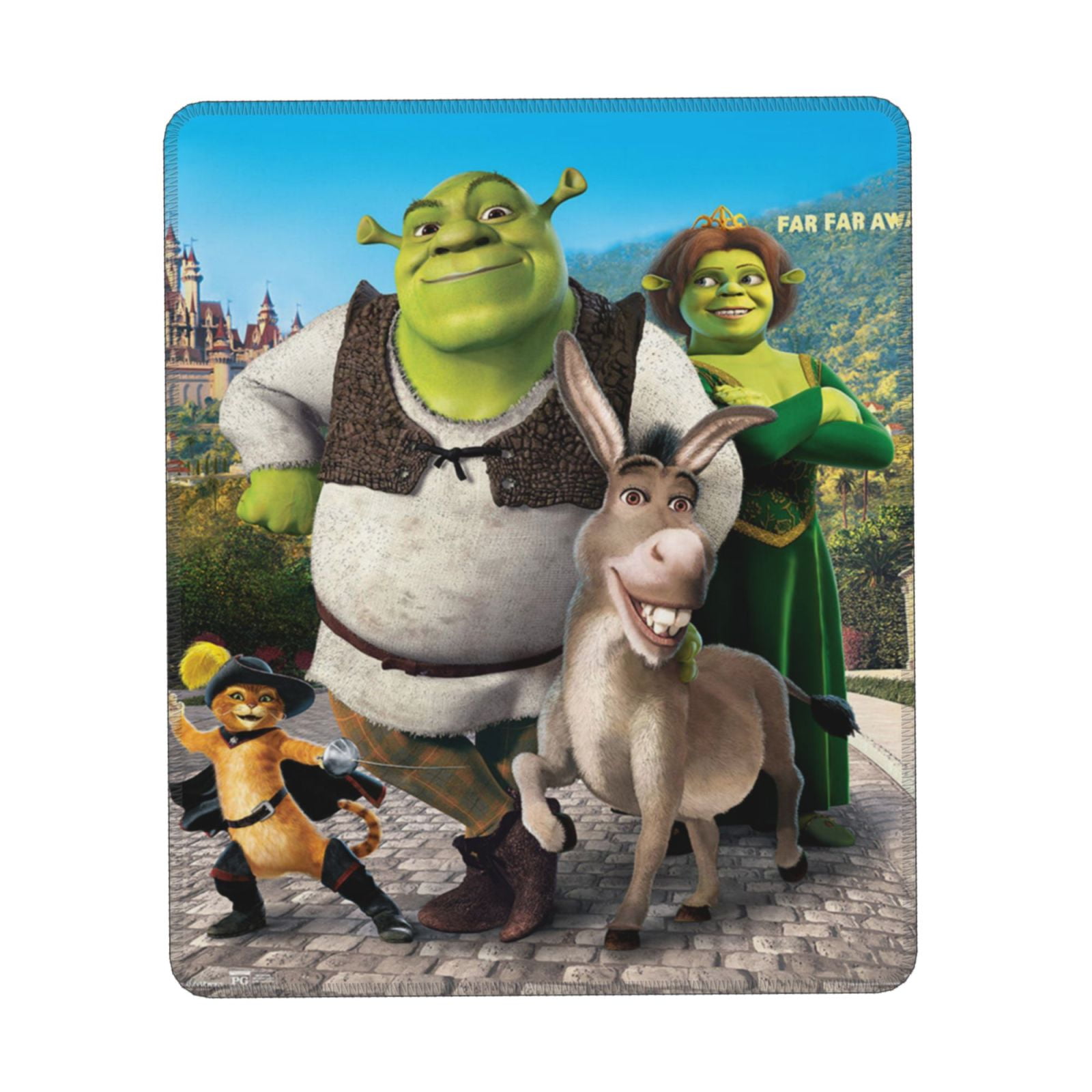 Shrek Mouse Pad 10 X 12 Inch Non-Slip Keyboard Mat Rubber Base Computer ...