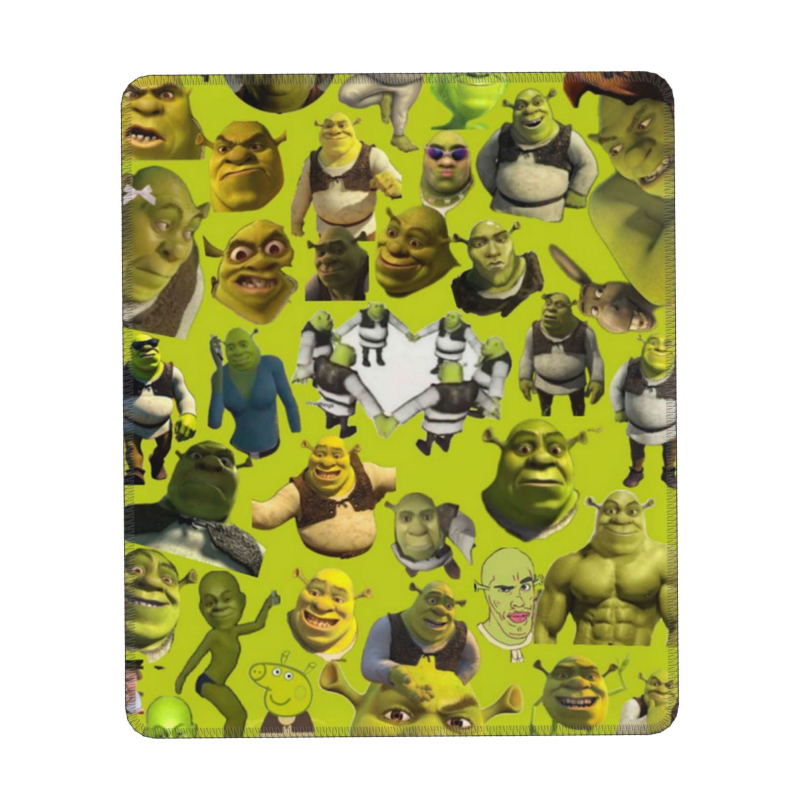 Shrek Mouse Pad 7 X 8.6 In Non-Slip Keyboard Mat Rubber Base Computer ...