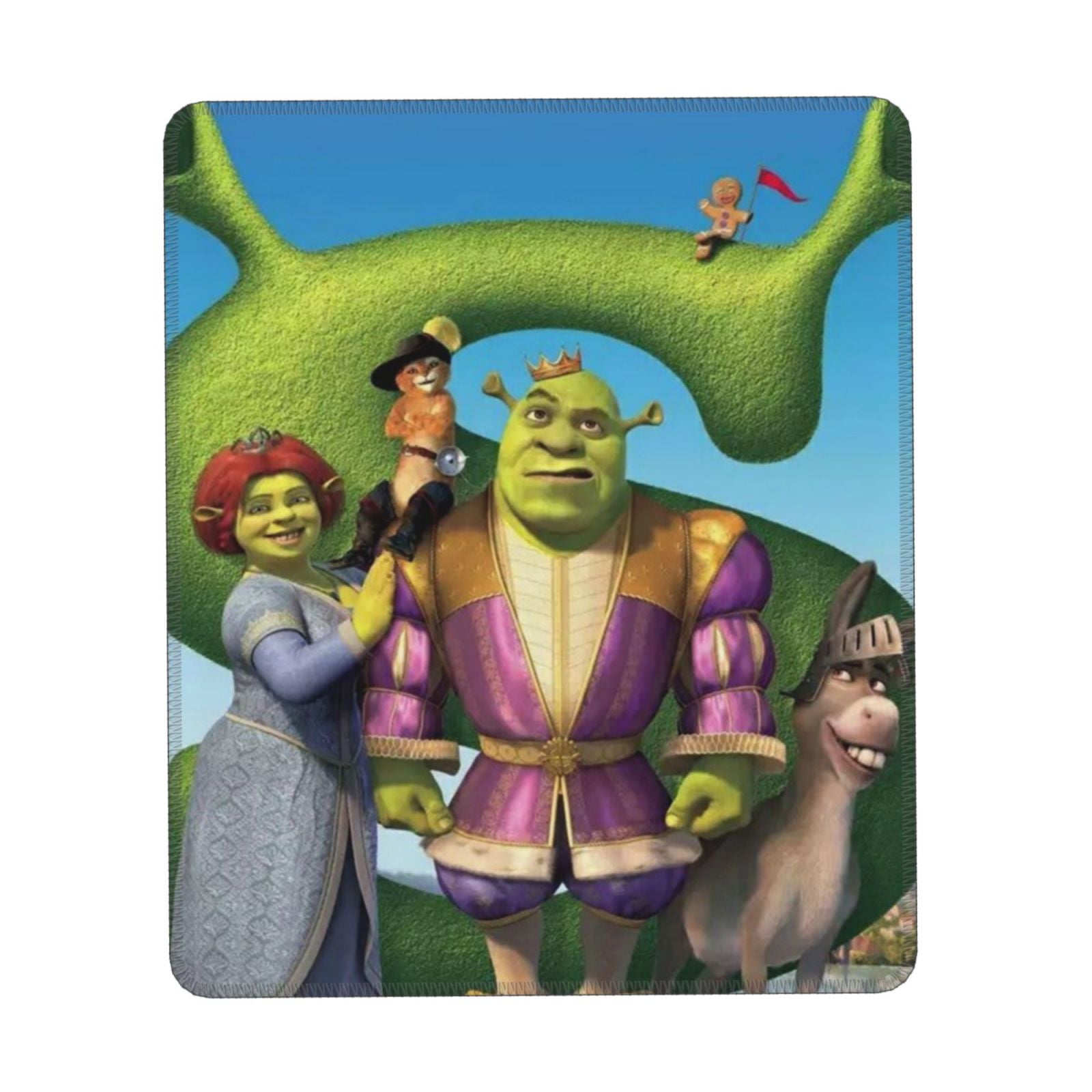Shrek Mouse Pad 7 X 8.6 In Non-Slip Keyboard Mat Rubber Base Computer ...