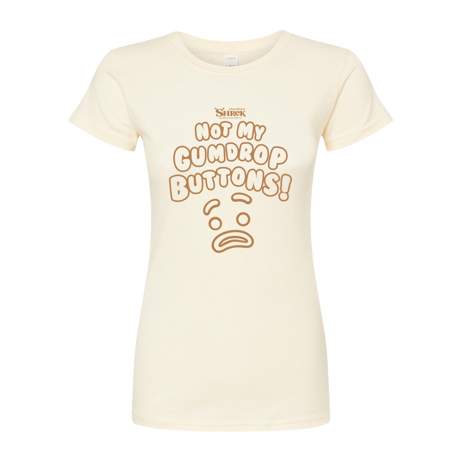 Shrek - Not My Gumdrop Buttons - Gingerbread Man - Juniors Fitted ...