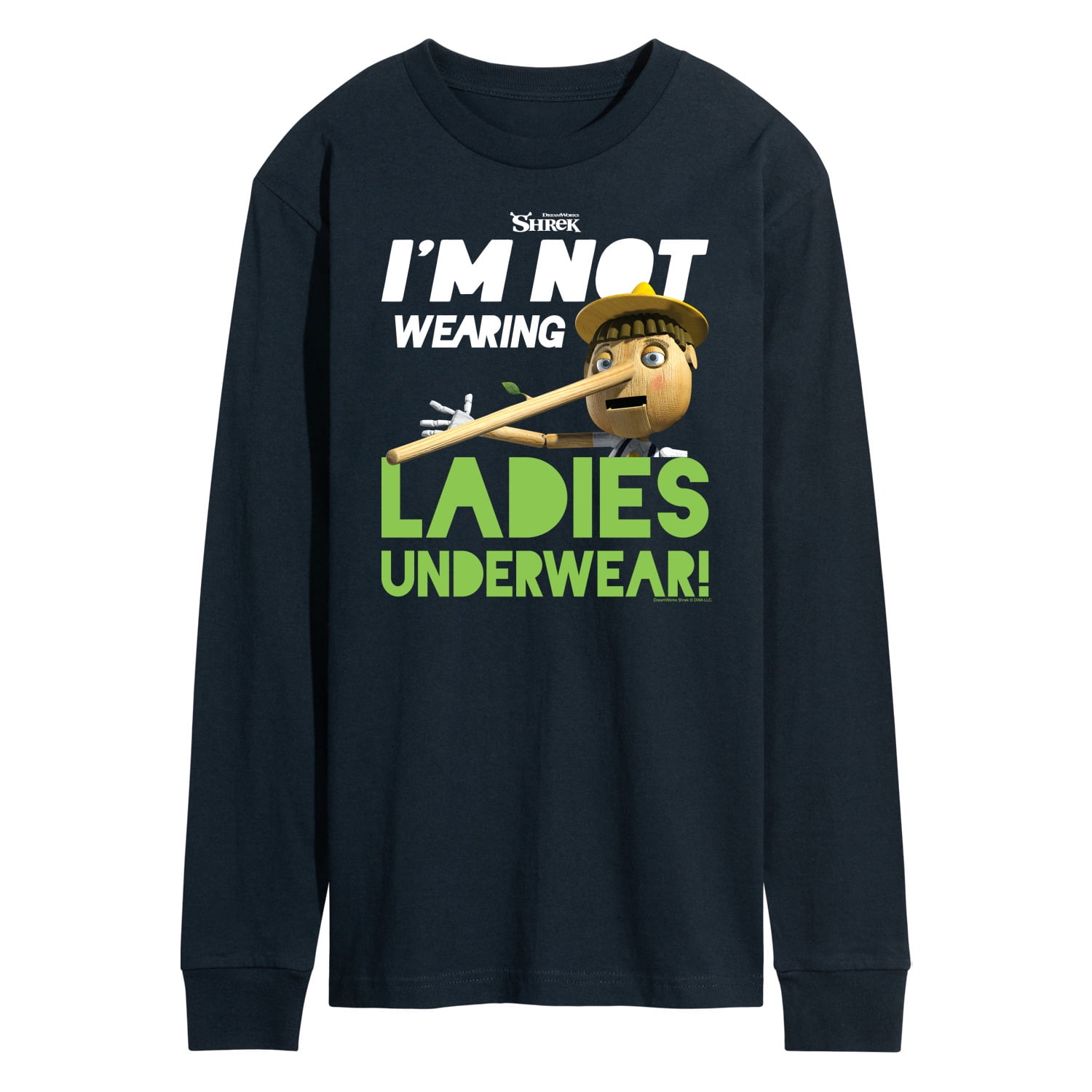 Shrek - Not Wearing Ladies Underwear - Men's Long Sleeve T-Shirt ...