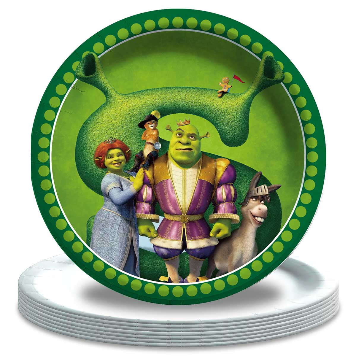 Shrek Pirates Plates Party Supplies Birthday Dinnerware Decorations ...