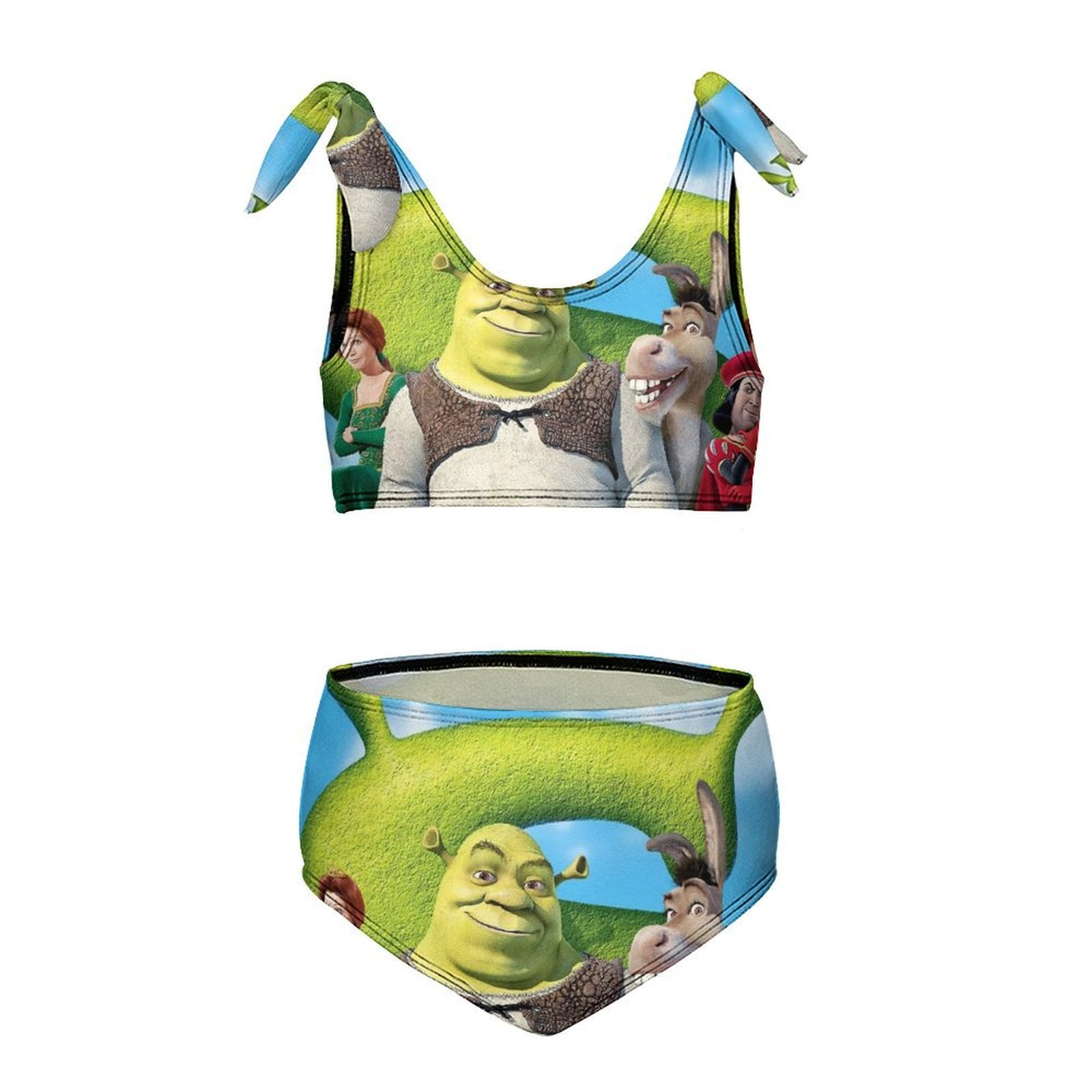 Shrek Poster Girls Swimsuits Set 2pcs Summer Holiday Bathing Suit ...