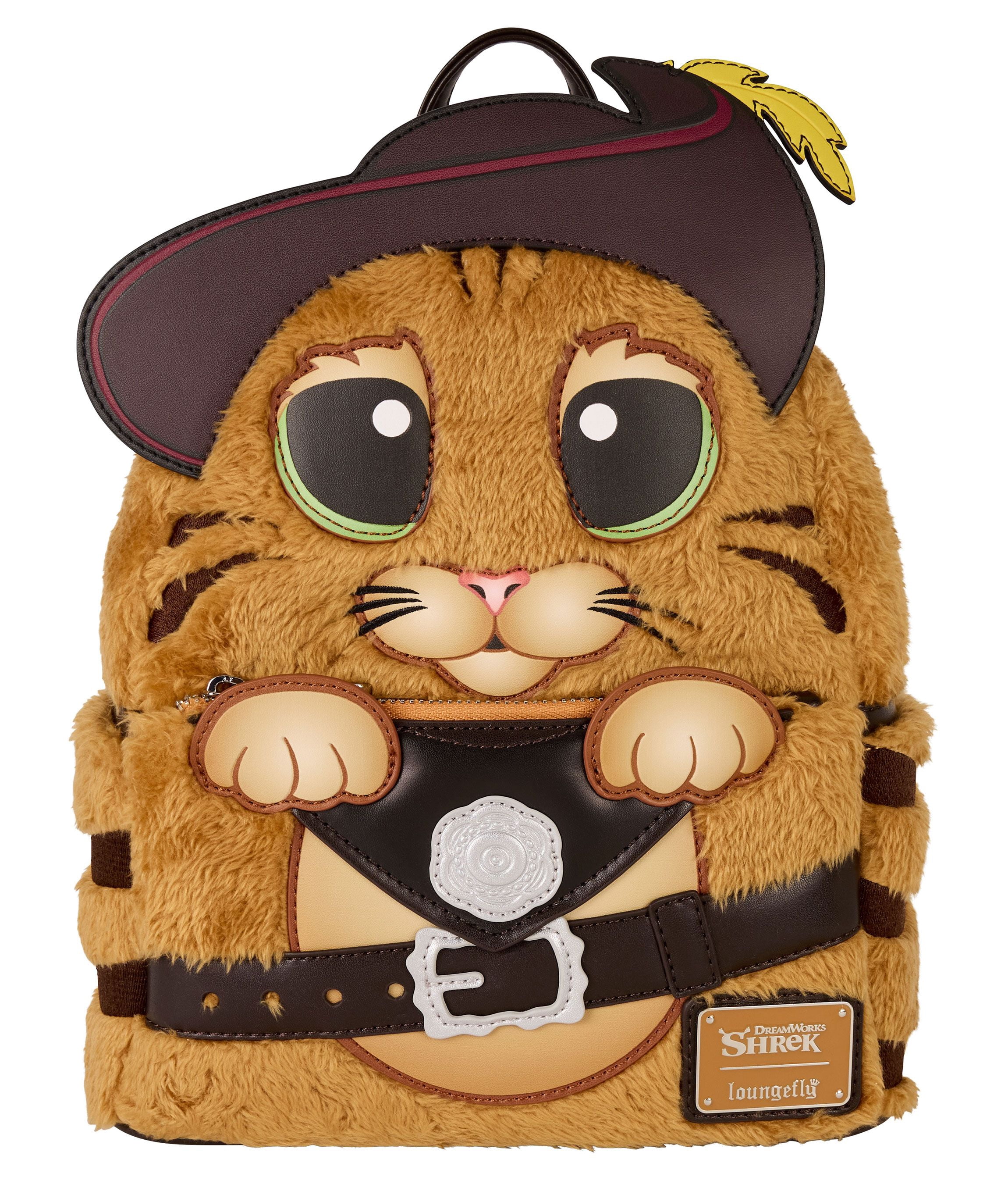 Shrek Puss in Boots Cosplay Mini Backpack - Walmart.com
