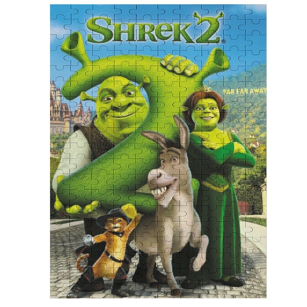 Shrek Puzzle - 200 Pieces Jigsaw Puzzles for Adults, Families, Or Kids ...