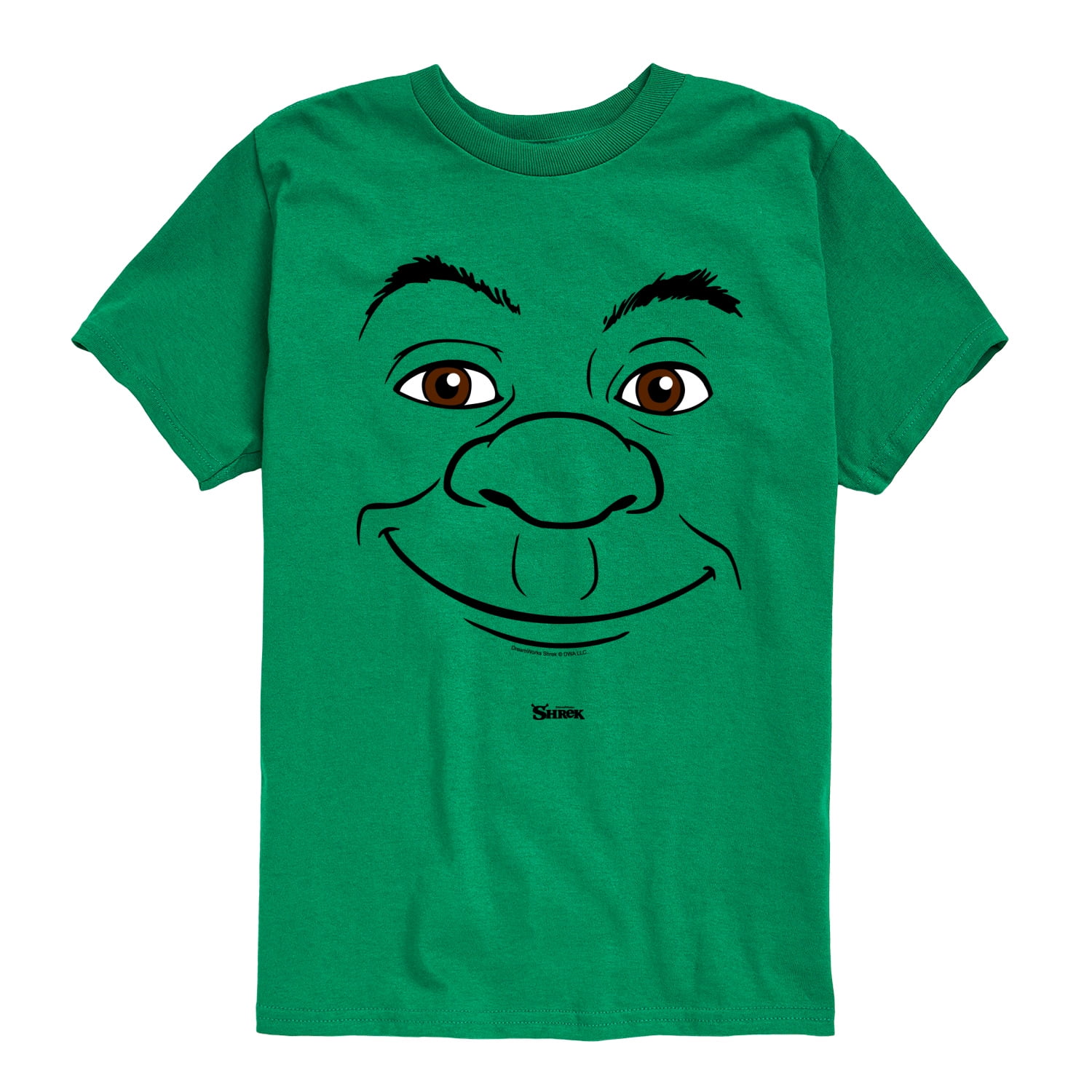 Shrek - Shrek Face - Youth Boys Short Sleeve Graphic T-Shirt - Walmart.com