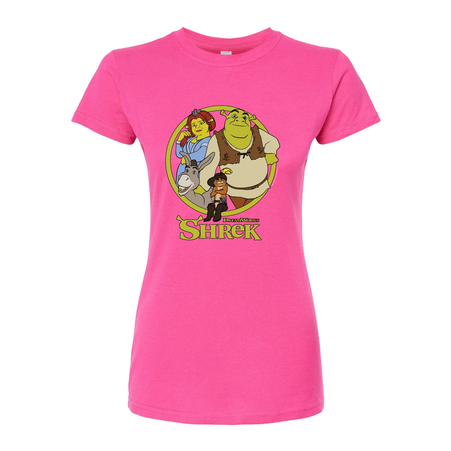 Shrek - Shrek Group - Juniors Fitted Graphic T-Shirt - Walmart.com